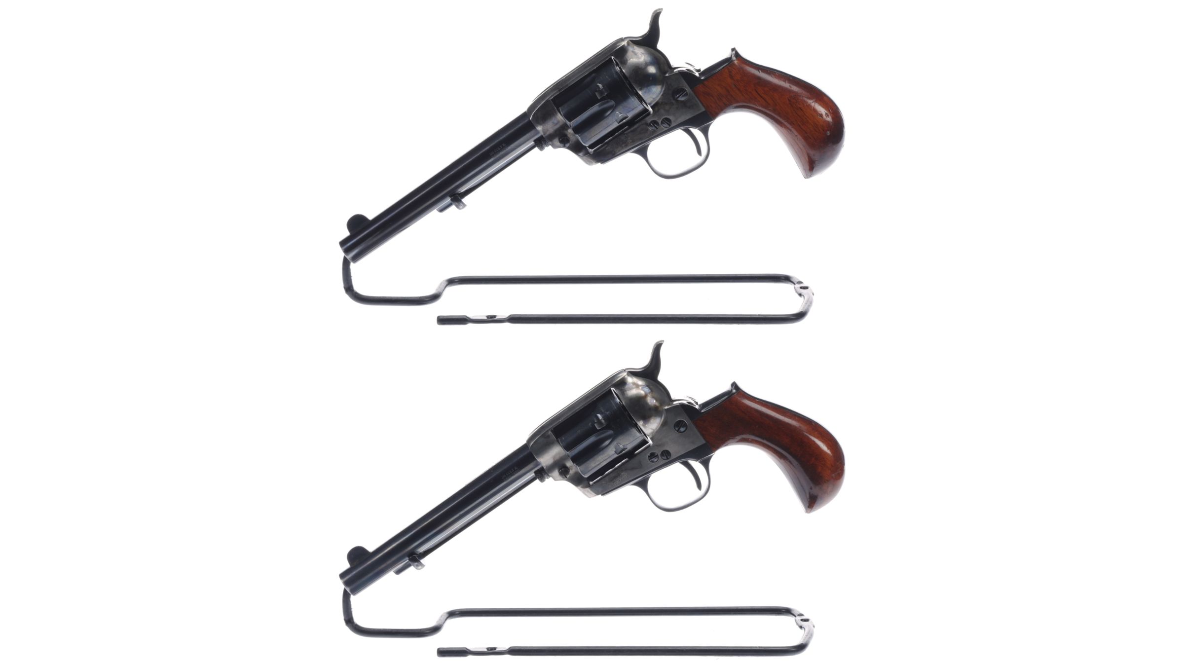 Two Uberti/Cimarron Lightning Single Action Revolvers | Rock Island Auction
