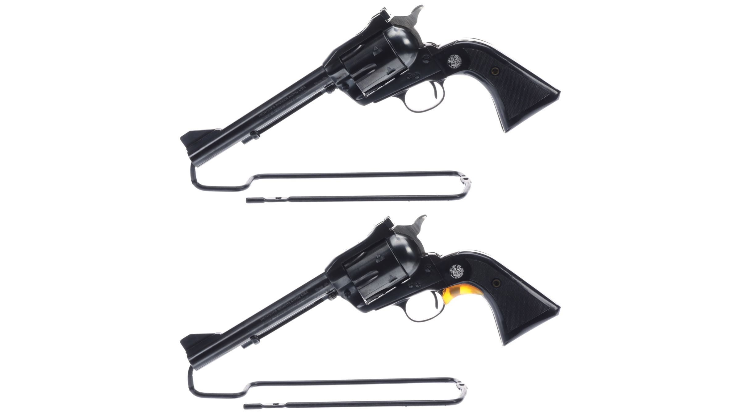 Two Herters .401 Power Mag Single Action Revolvers | Rock Island Auction