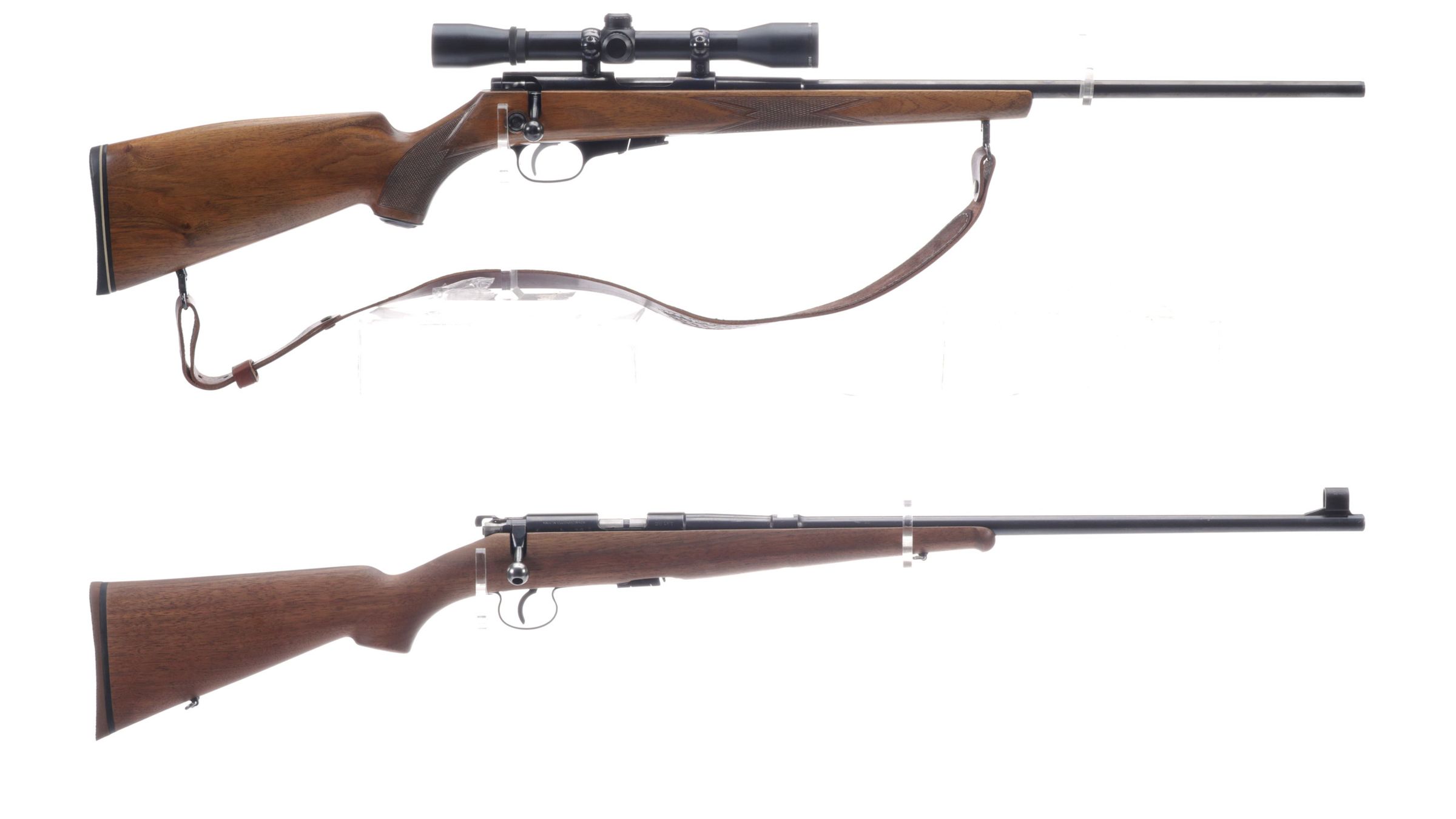 Two European Bolt Action Rimfire Rifles | Rock Island Auction