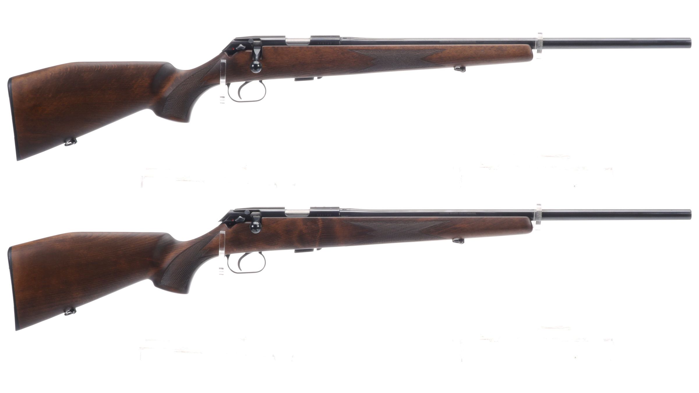 Two Mauser Model 201 Bolt Action Target Rifles with Boxes | Rock Island ...