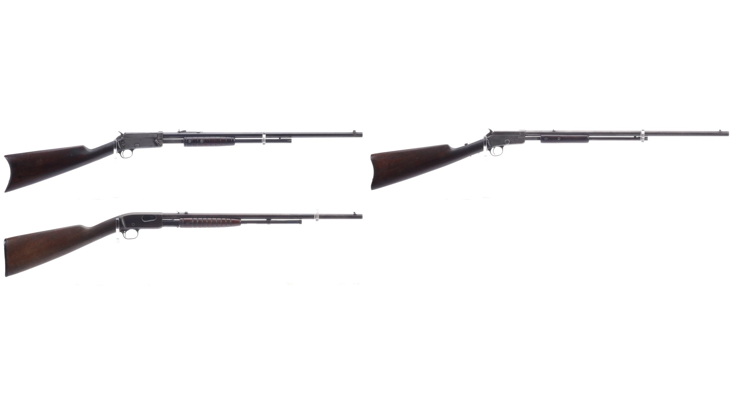 Three Slide Action Rifles | Rock Island Auction
