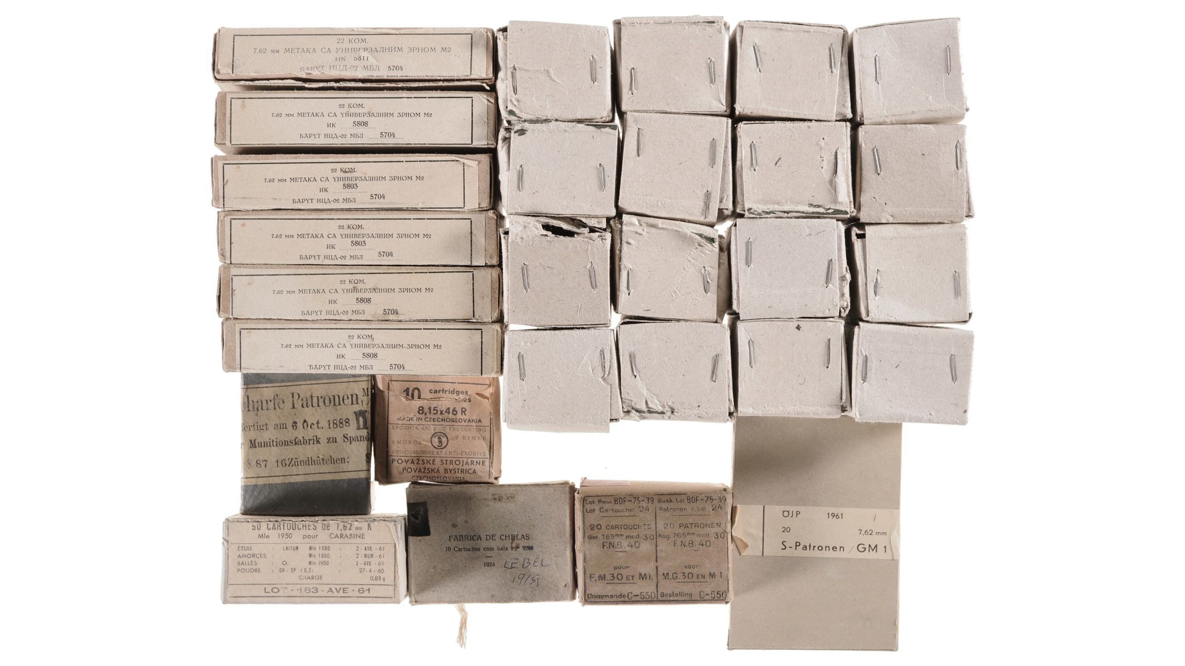 Mixed European Surplus Ammunition | Rock Island Auction