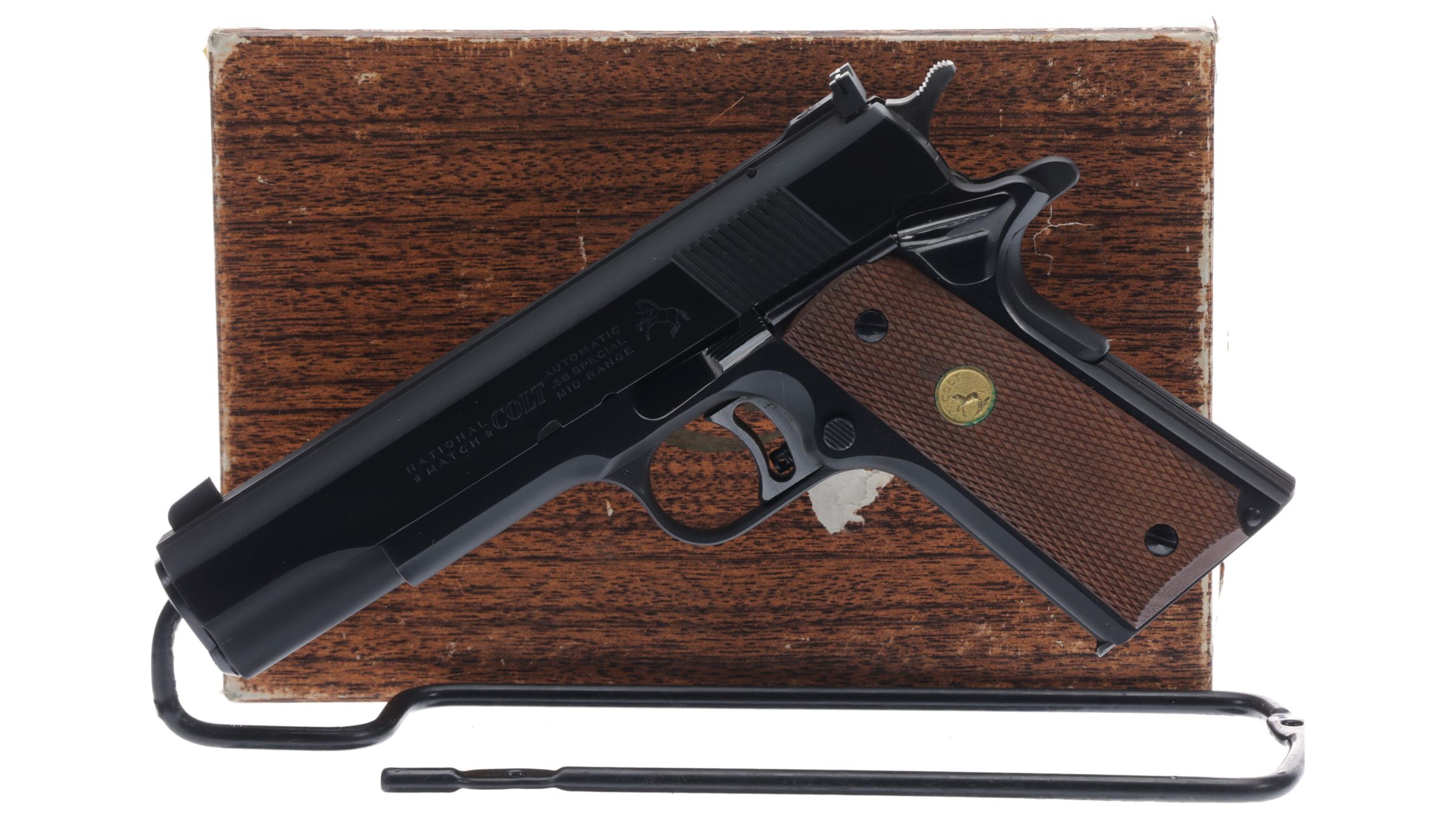 Colt Gold Cup National Match .38 Special Mid Range Pistol | Rock Island Auction