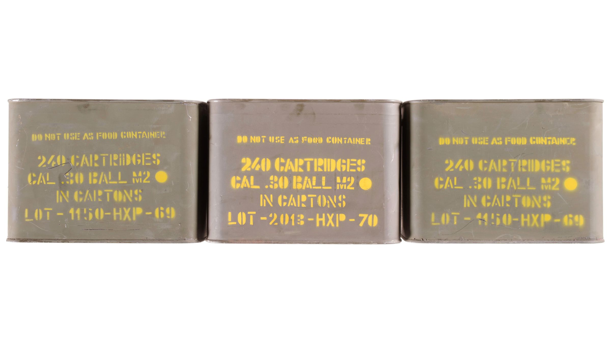 Approximately 720 Rounds .30 Caliber M2 Ball Ammunition | Rock Island ...