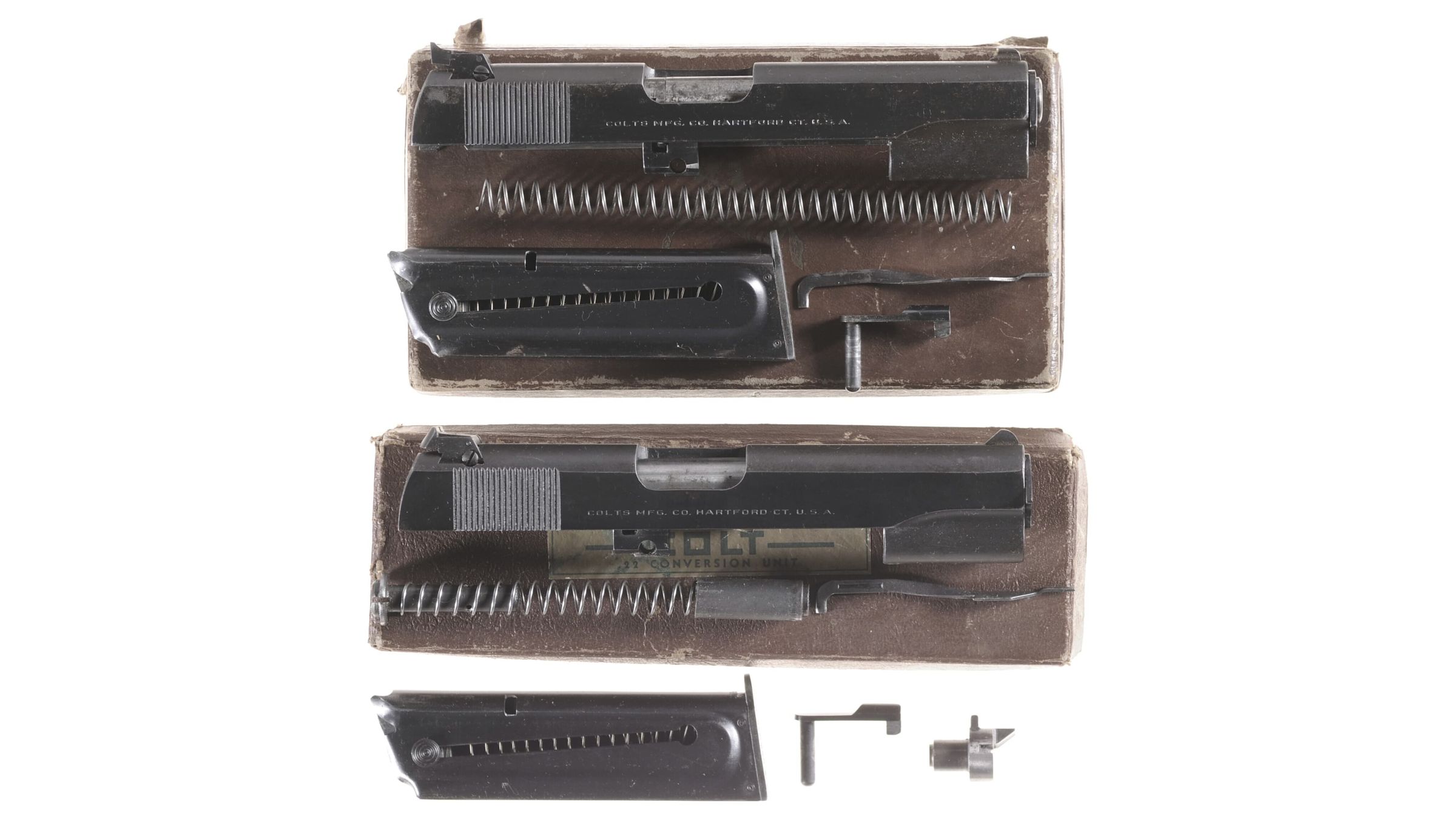 Two Colt .22 LR Conversion Kits with Boxes | Rock Island Auction