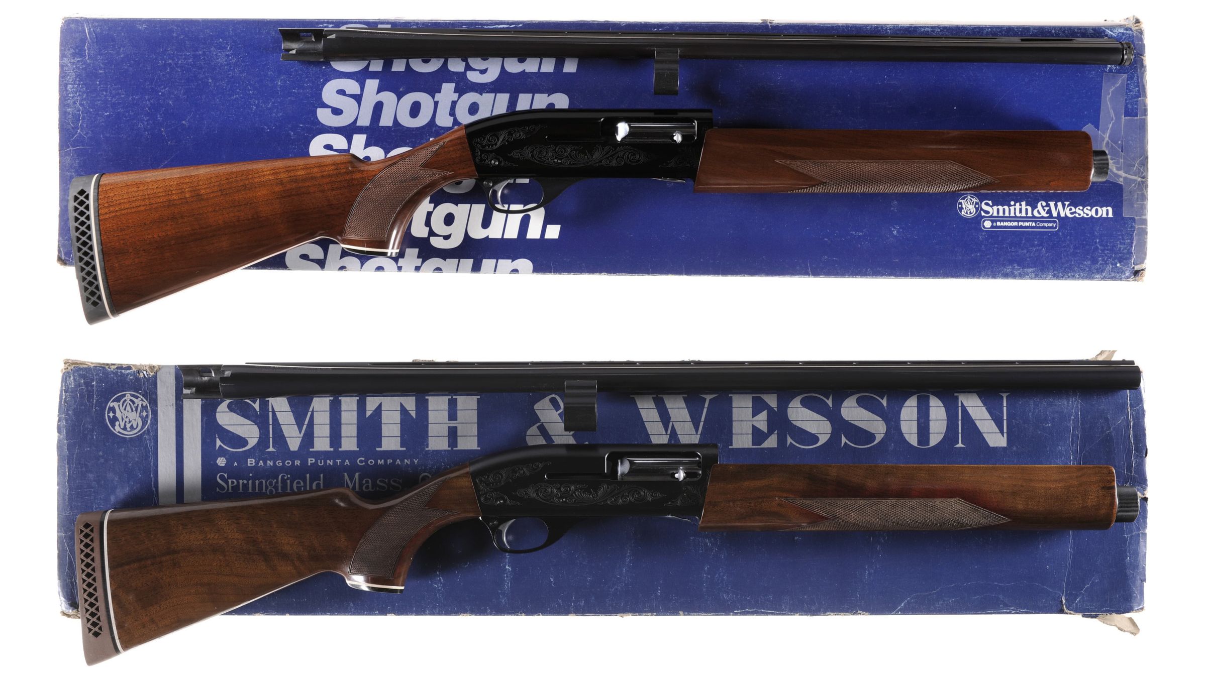 Two Smith & Wesson Model 1000 Semi-Automatic Shotguns with Boxes | Rock ...