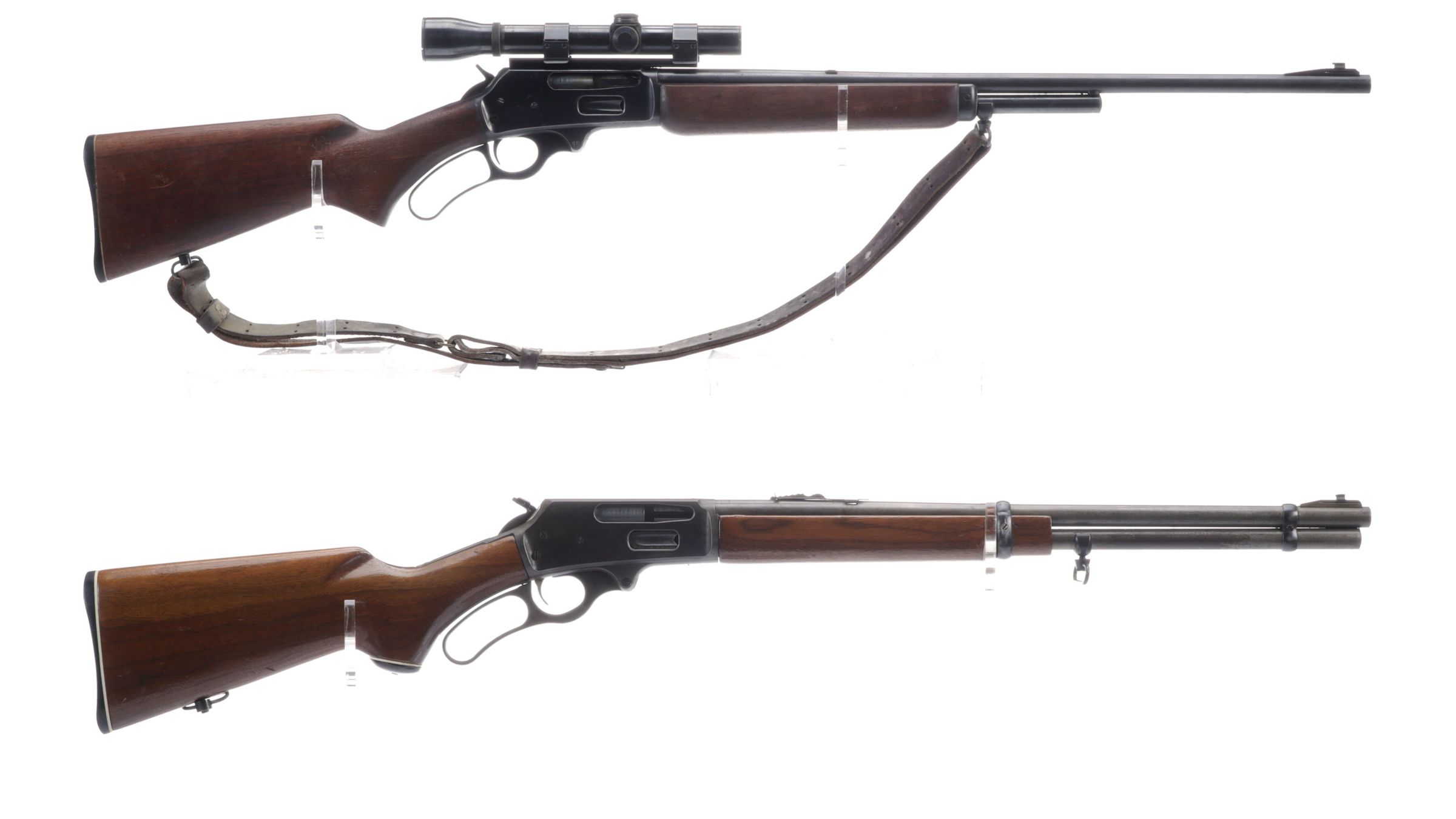 Two Marlin Model 336 Lever Action Rifles | Rock Island Auction