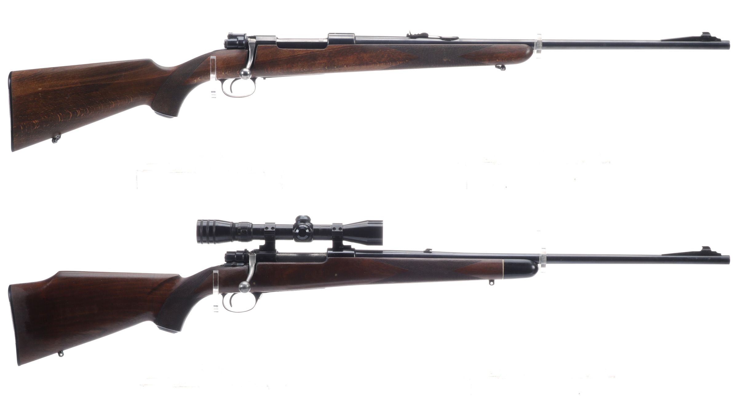 Two Husqvarna Mauser 98 Bolt Action Rifles | Rock Island Auction
