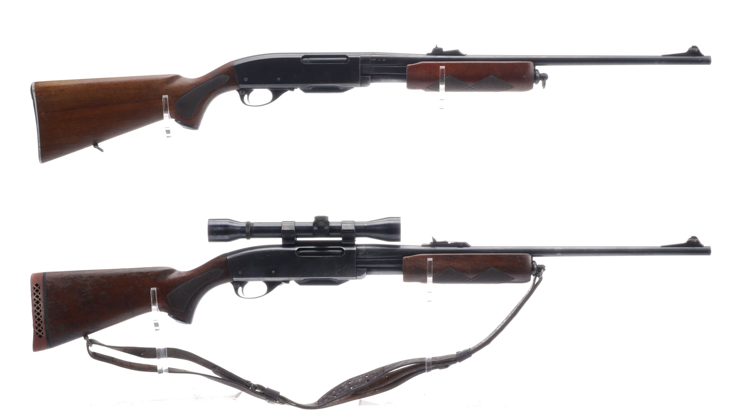 Two Remington Model 760 Gamemaster Slide Action Rifles | Rock Island ...