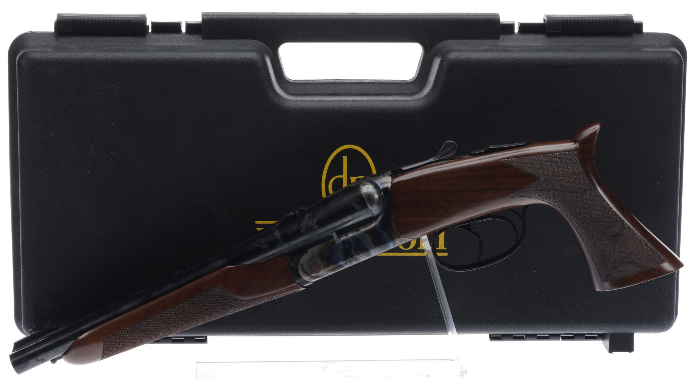 Pedersoli Howdah Double Barrel Pistol with Case | Rock Island Auction