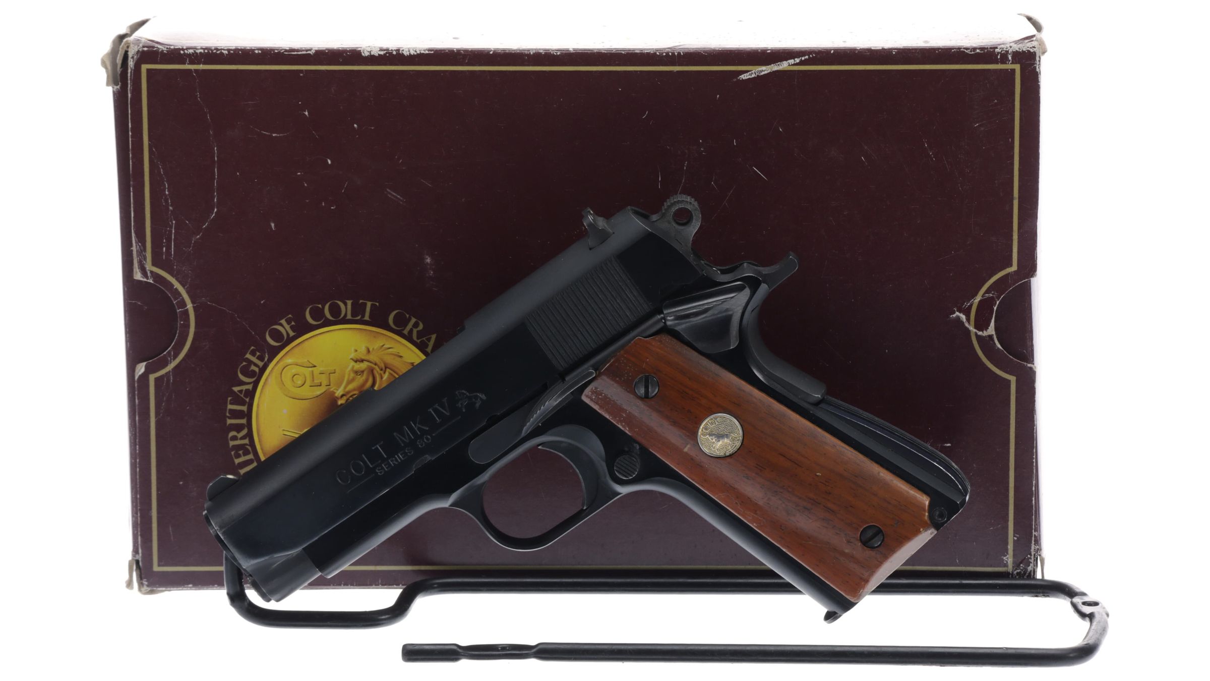 Colt Mk IV Series 80 Lieutenant Commander Model Pistol with Box | Rock ...