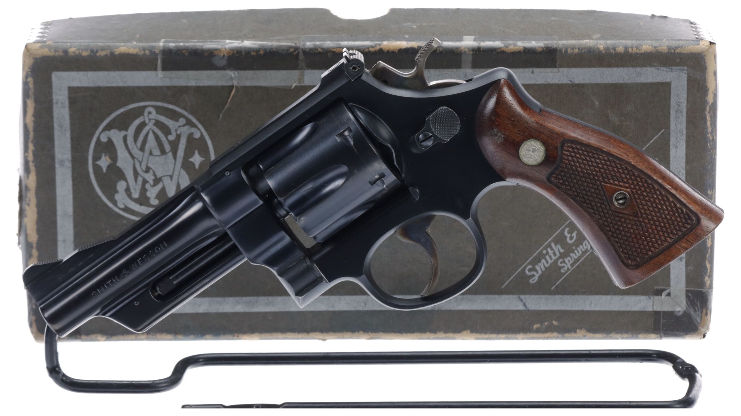 S&W Pre-Model 28 Highway Patrolman Revolver with Box and Letter | Rock ...