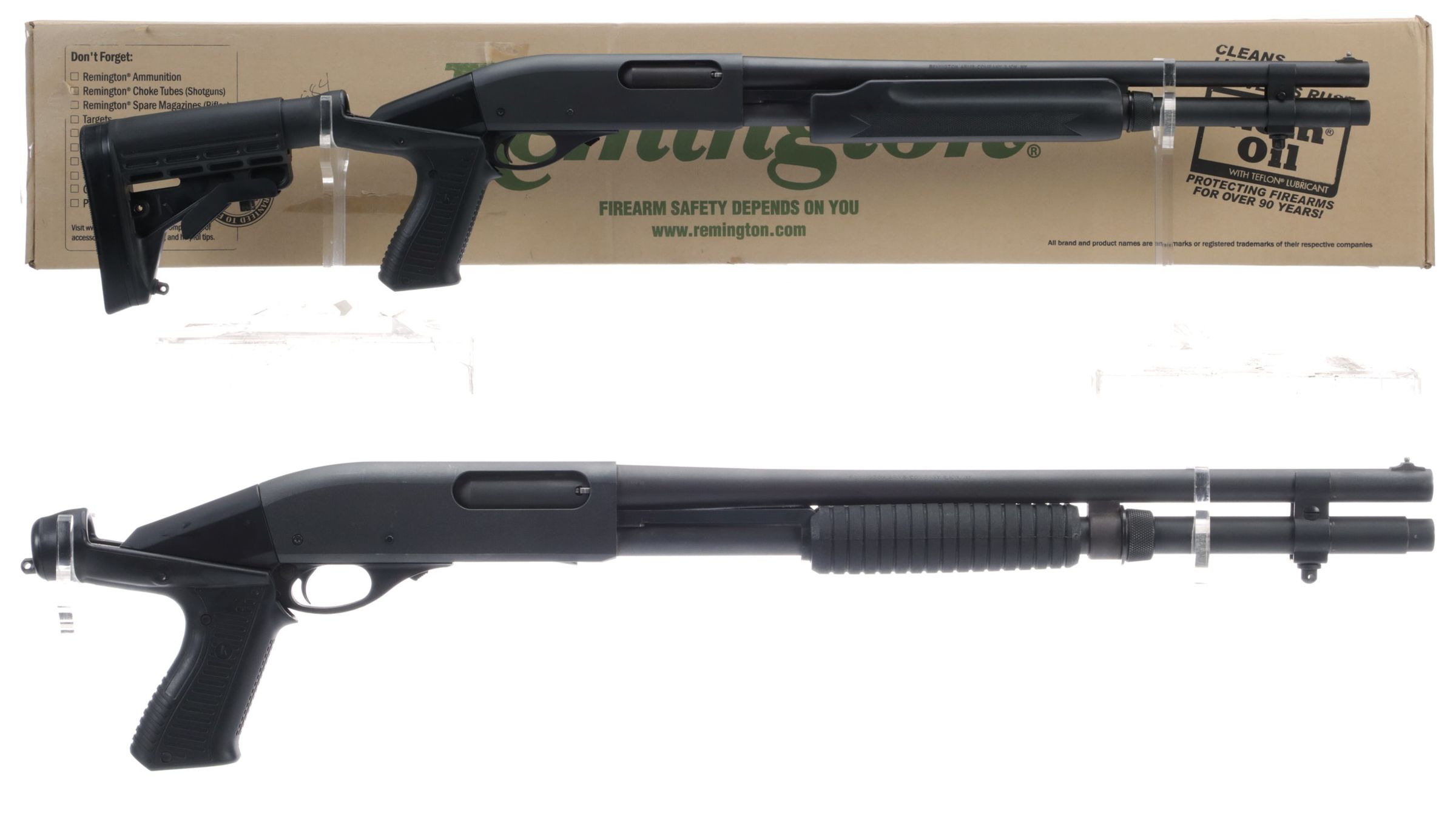 Two Remington Model 870 Slide Action Shotguns | Rock Island Auction