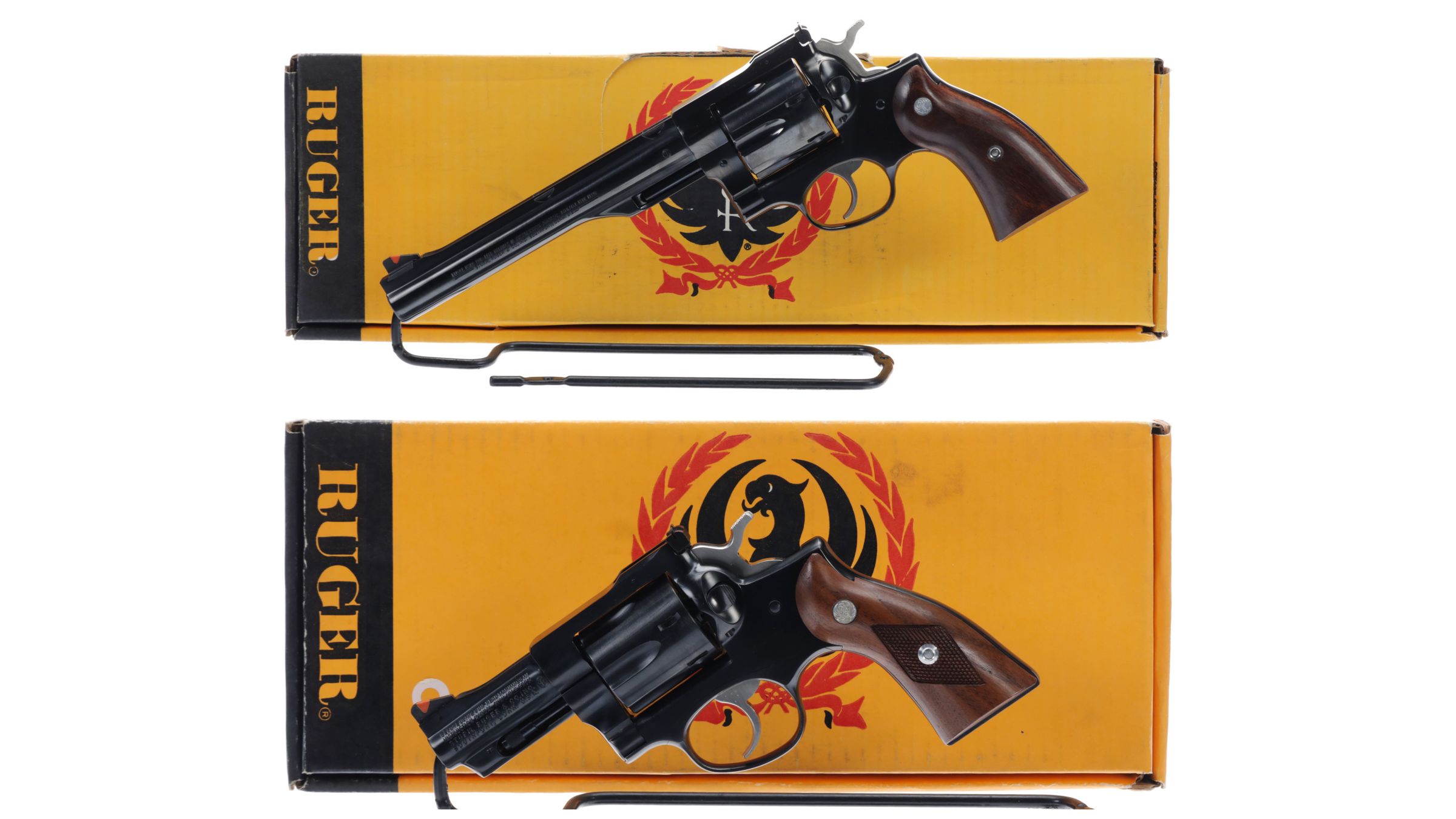 Two Ruger Double Action Revolvers with Boxes | Rock Island Auction