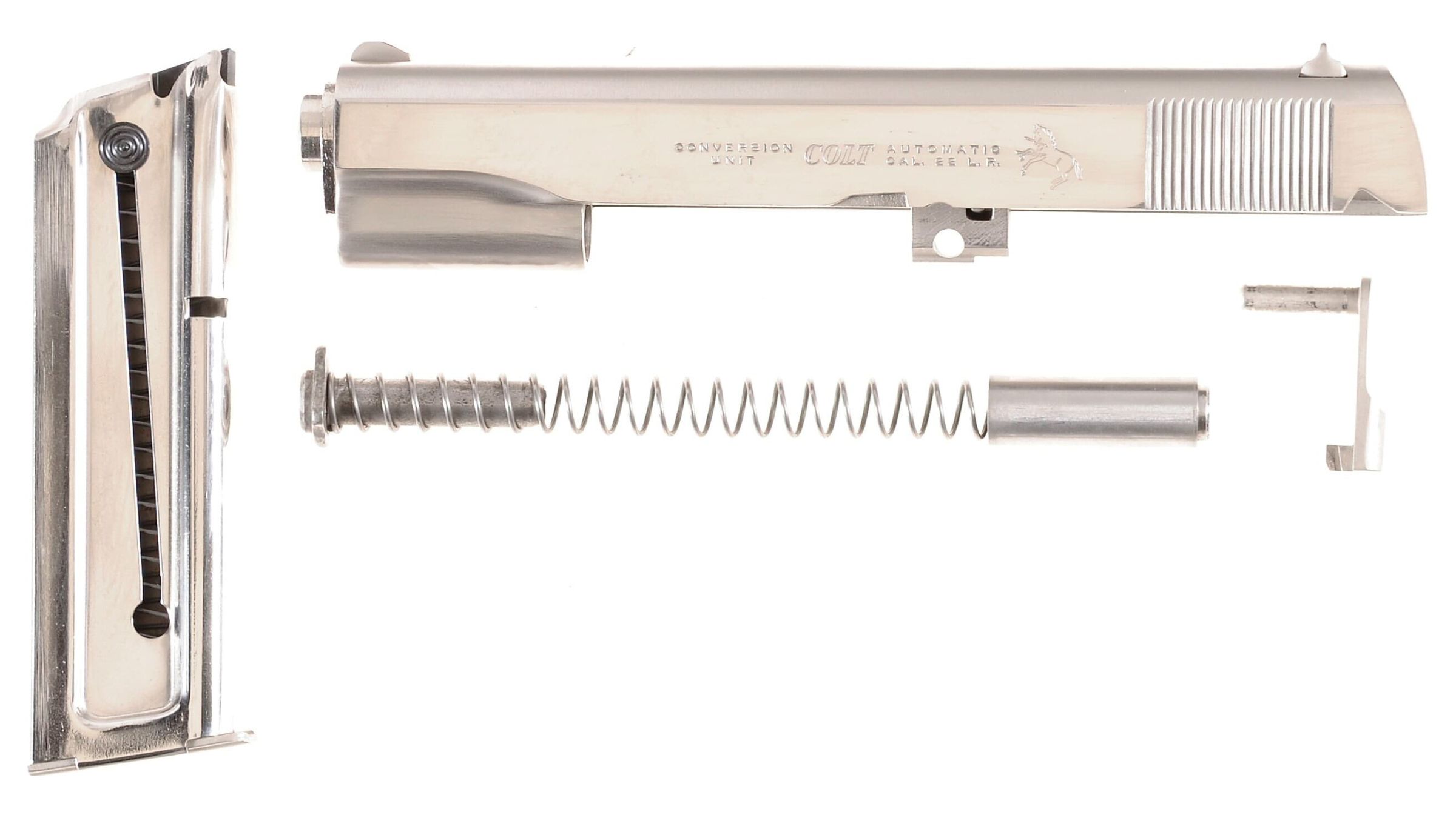 Colt Government Model .22 LR Conversion Unit in Stainless Steel | Rock ...