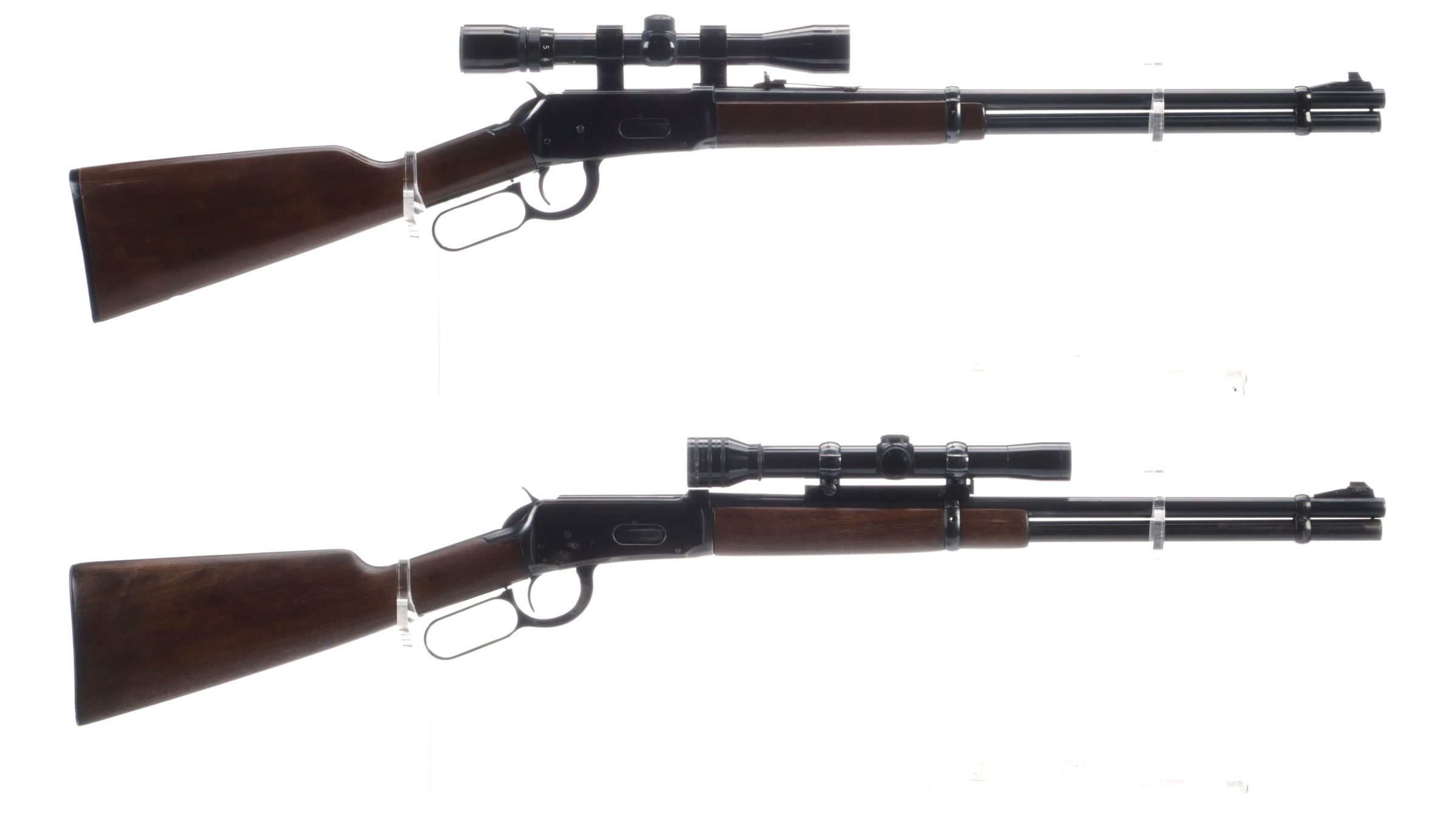 Two Winchester Model 94 Lever Action Rifles with Scopes | Rock Island ...