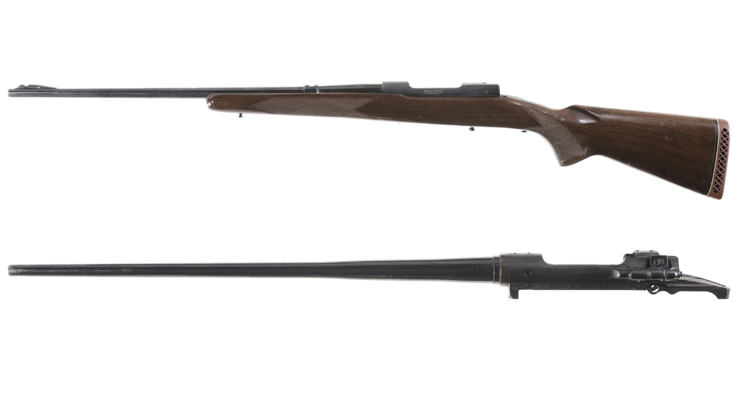 Two Bolt Action Barreled Receivers | Rock Island Auction
