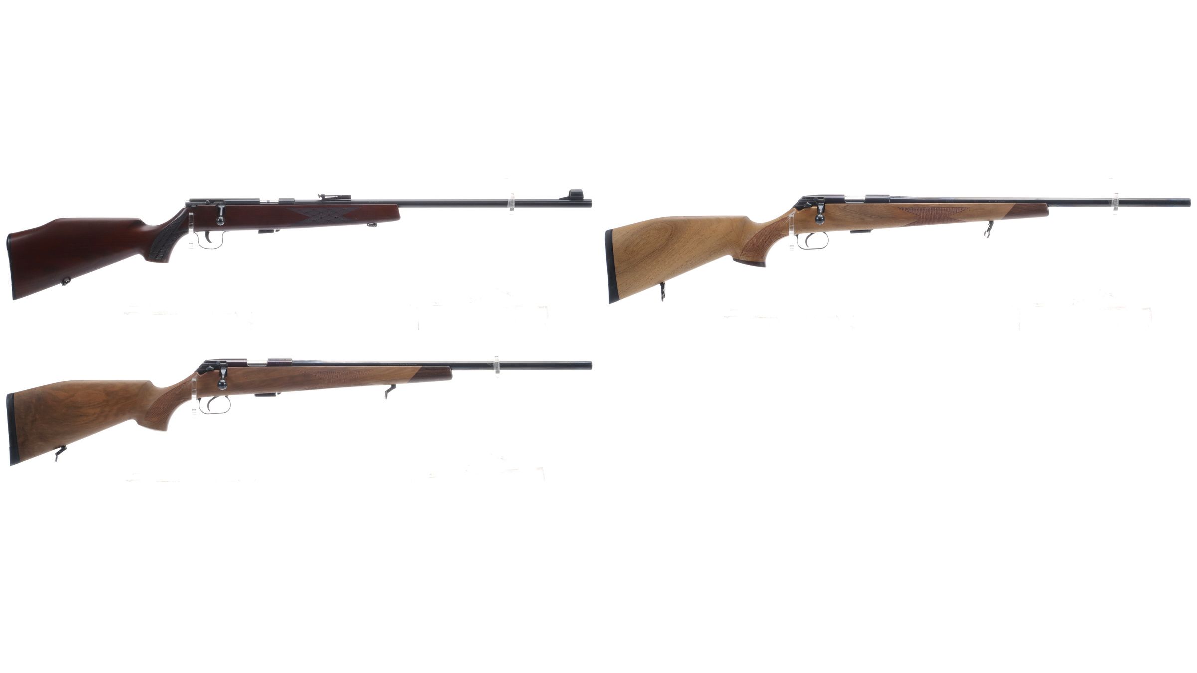 Three Voere Bolt Action Rimfire Rifles with Boxes | Rock Island Auction