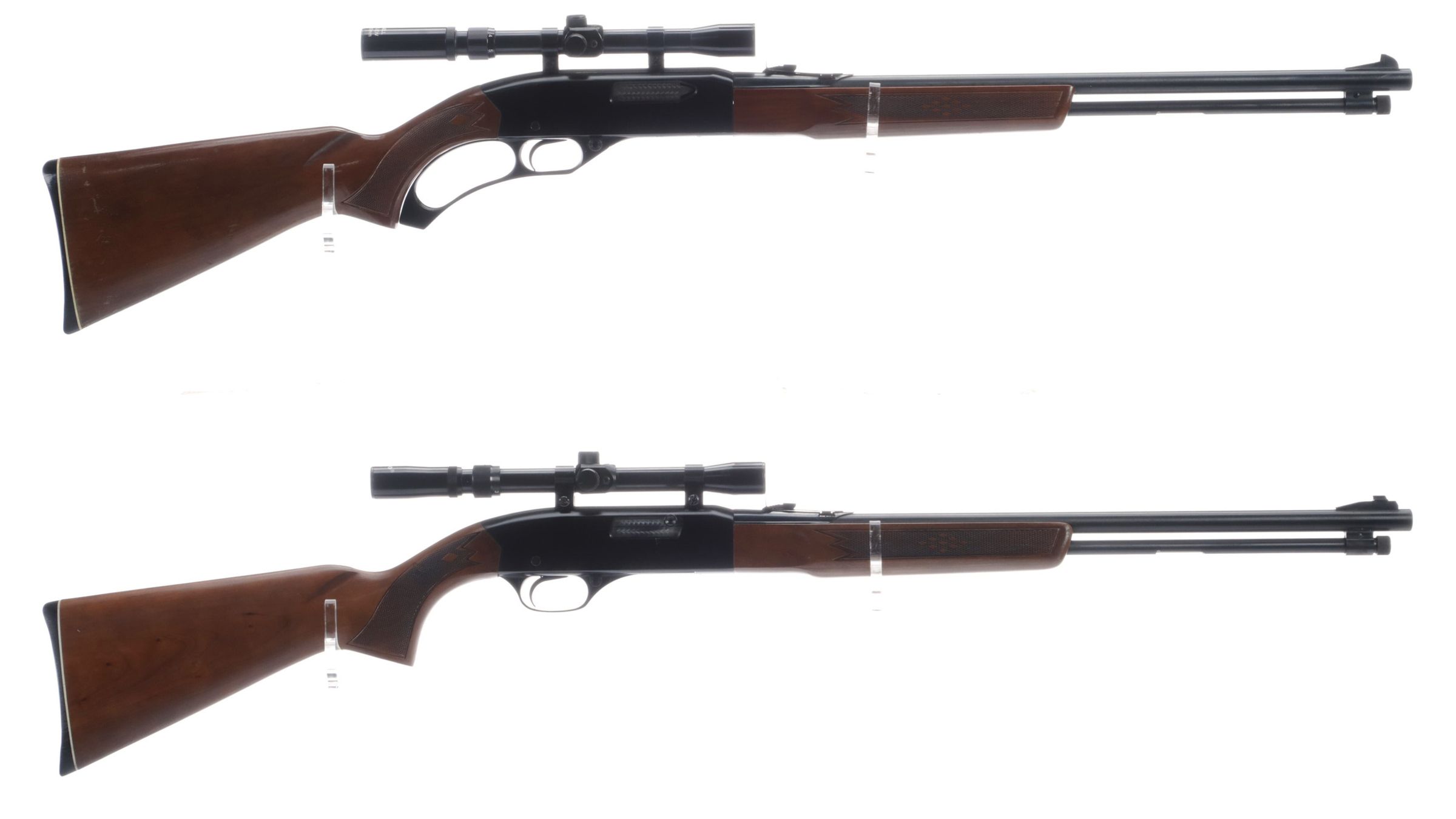 Two Winchester Rimfire Rifles with Scopes | Rock Island Auction
