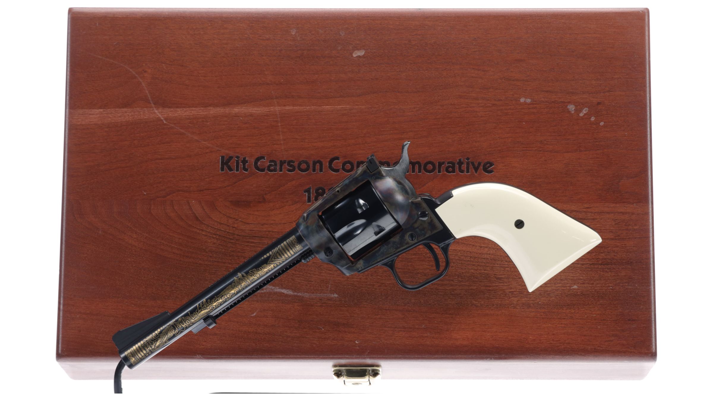 Cased Colt New Frontier Kit Carson Commemorative Revolver | Rock Island ...