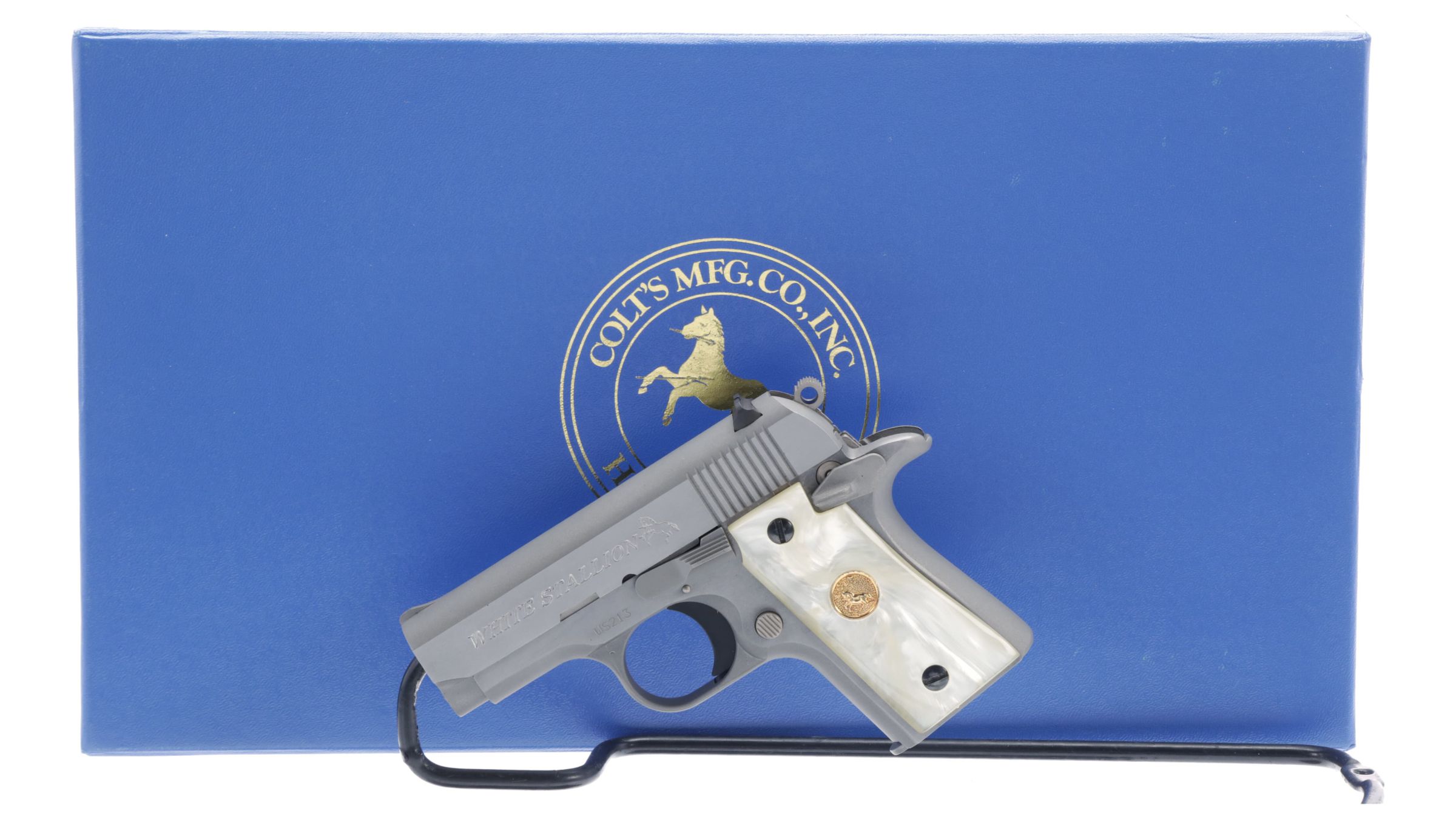 Colt White Stallion Semi-Automatic Pistol with Box | Rock Island Auction