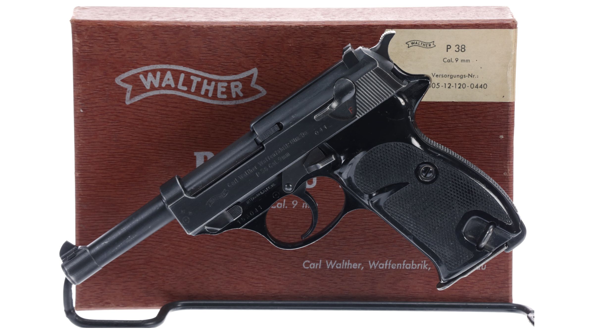 Walther/Interarms P38 Semi-Automatic Pistol with Box and Holster | Rock ...