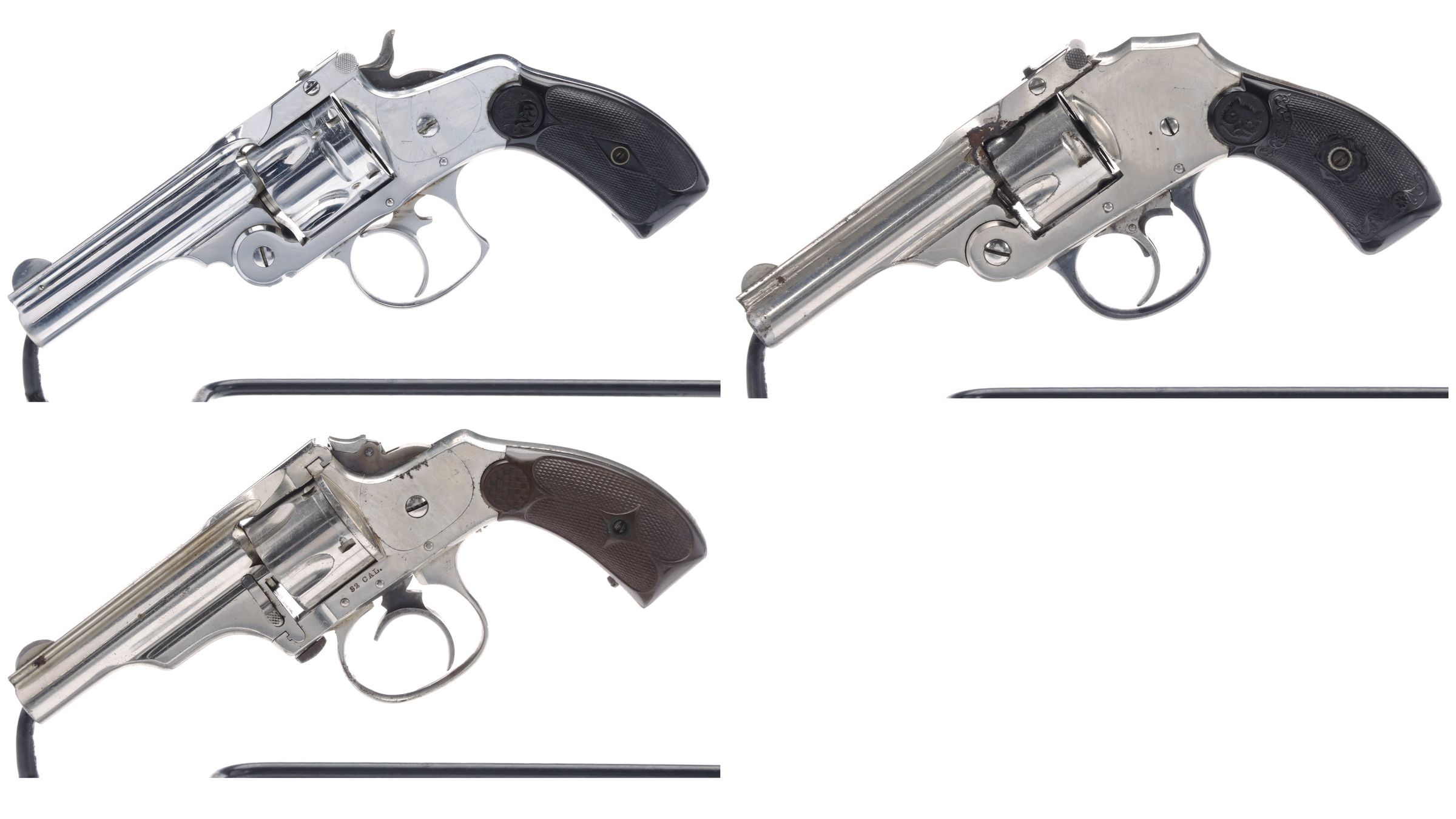 Three Double Action Revolvers | Rock Island Auction