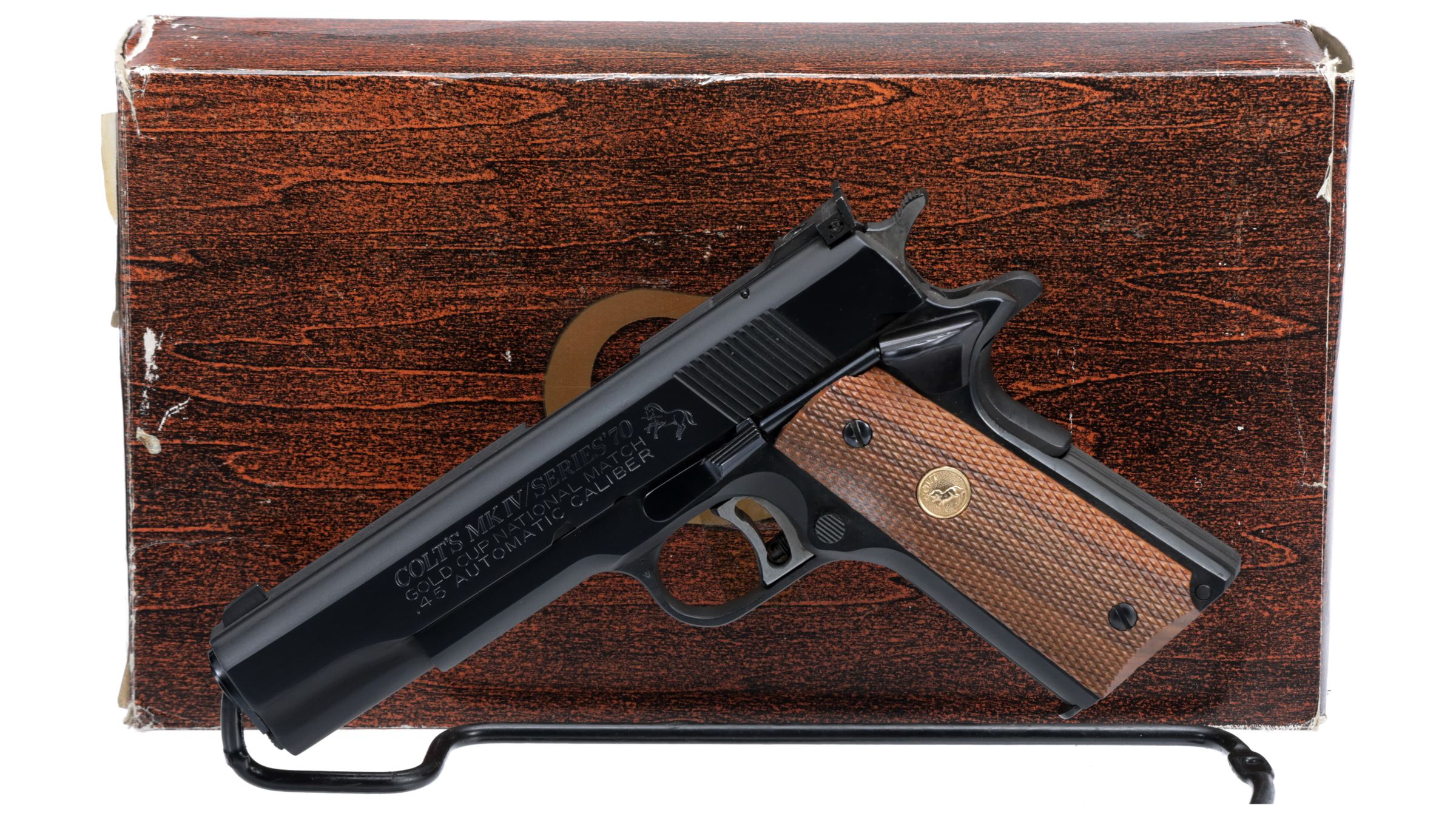 Colt MK IV Series 70 Gold Cup National Match Pistol with Box | Rock Island Auction
