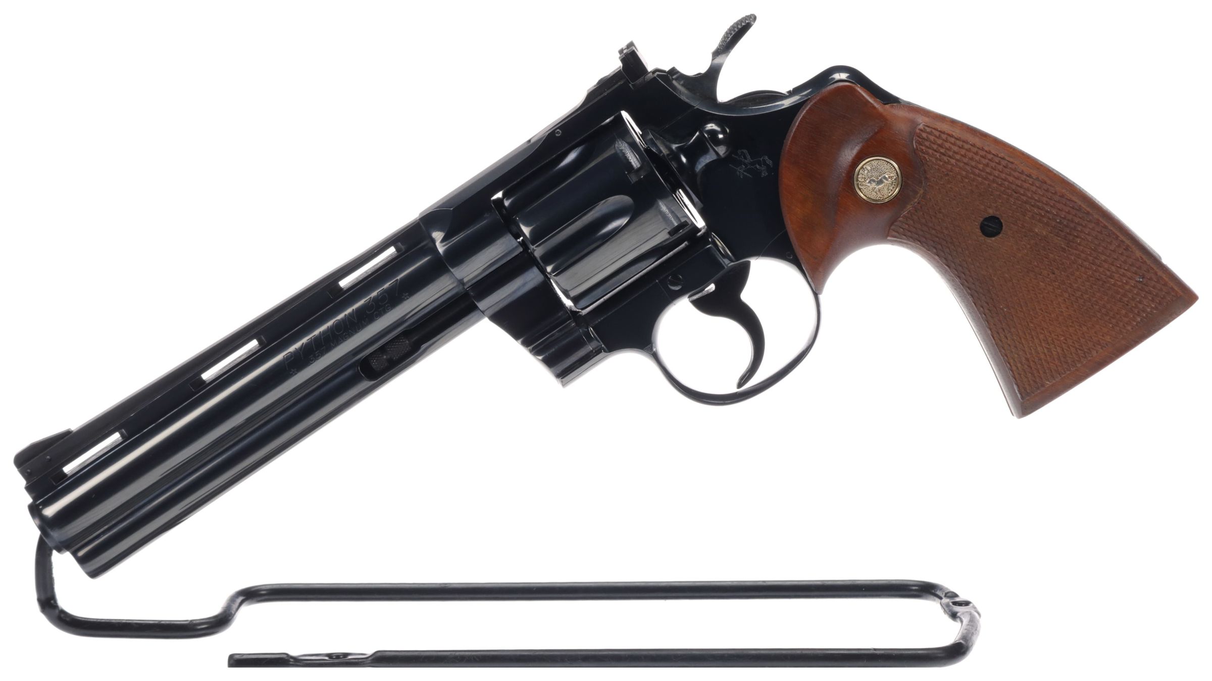 Early Colt Python Double Action Revolver with Factory Letter | Rock ...