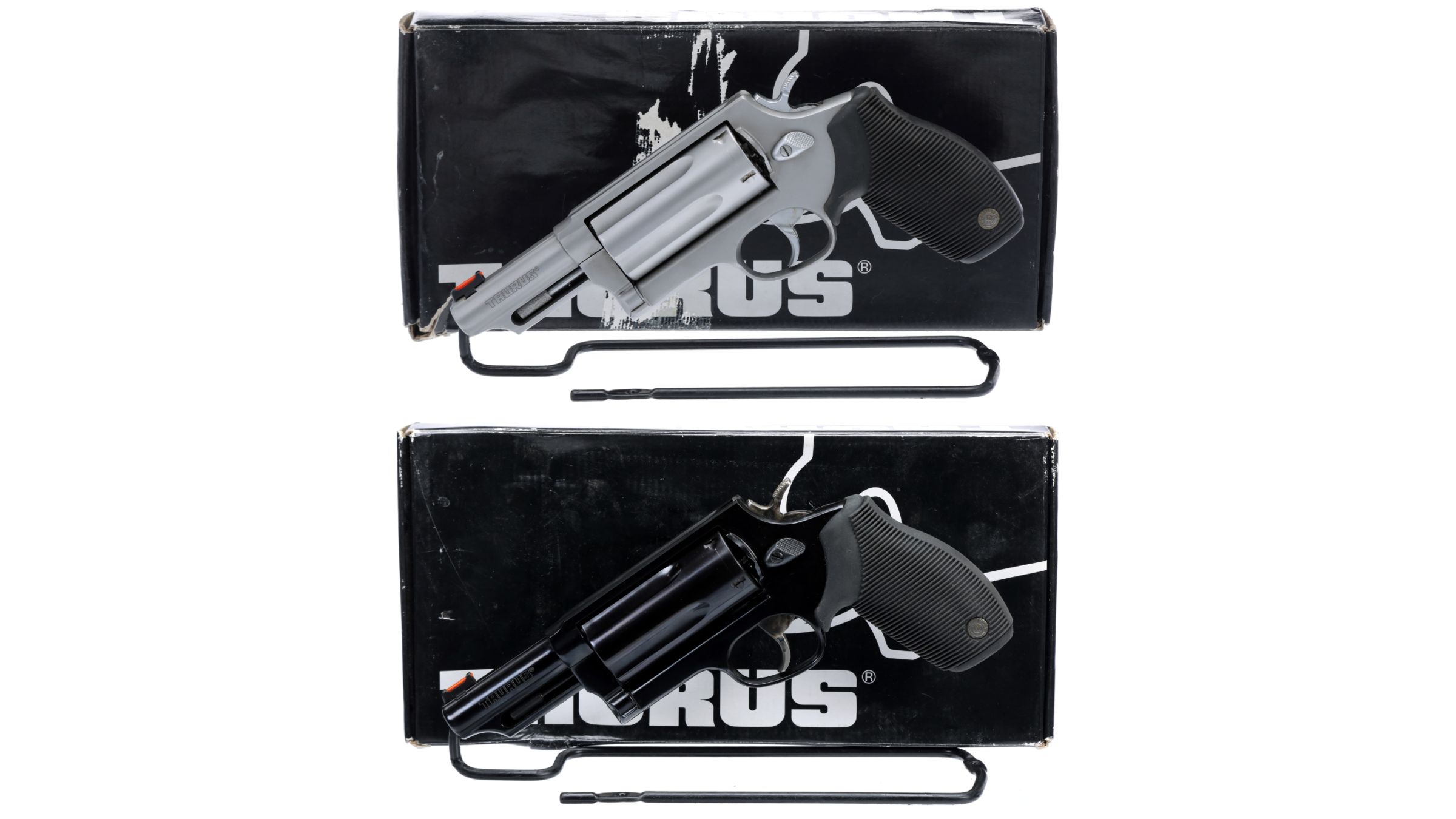 Two Taurus The Judge Double Action Revolvers with Boxes | Rock Island ...