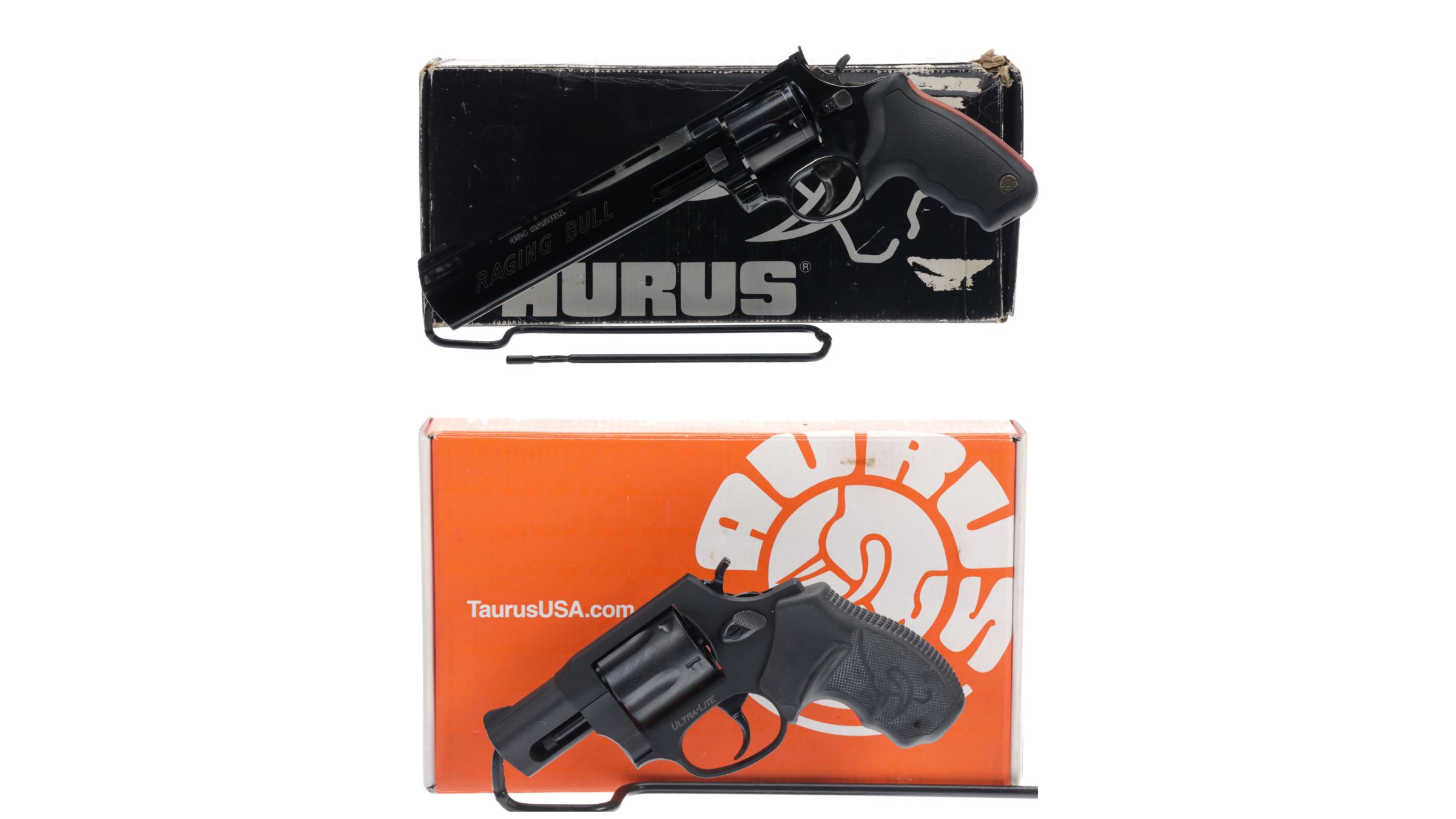 Two Taurus Double Action Revolvers with Boxes | Rock Island Auction