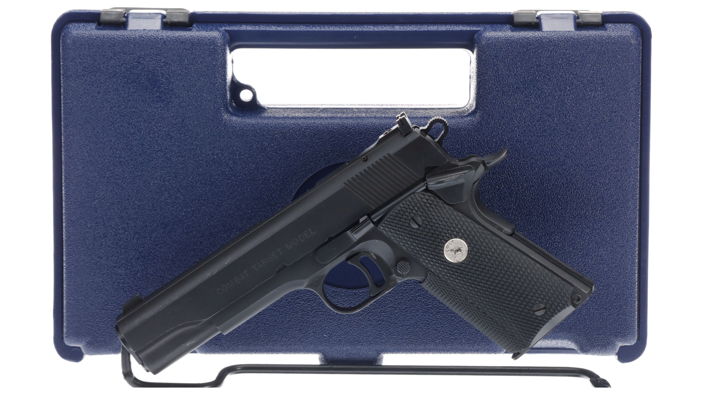 U.S. Military Academy Colt Combat Target Pistol with Case | Rock Island ...