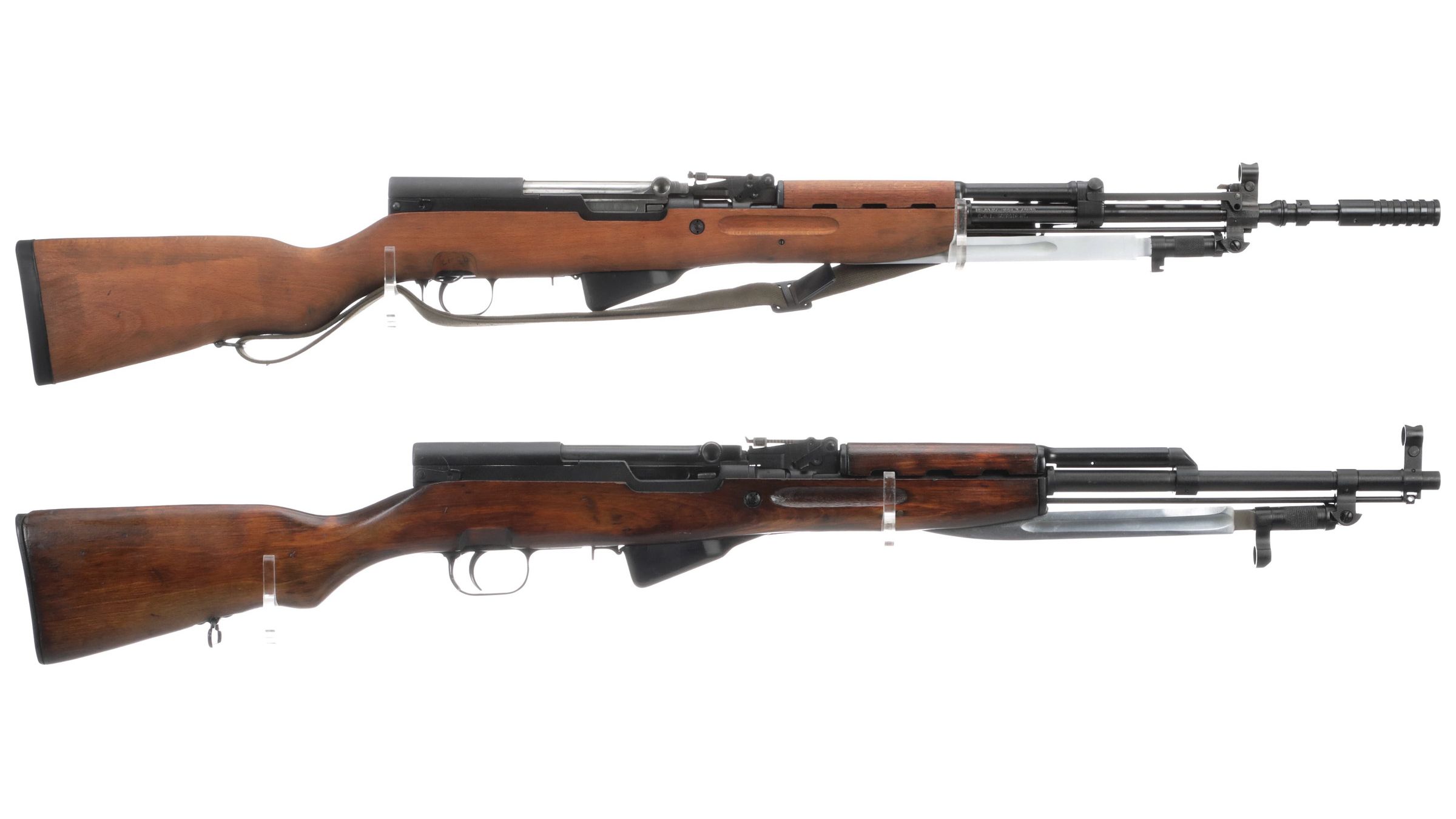 Two SKS Semi-Automatic Rifles | Rock Island Auction