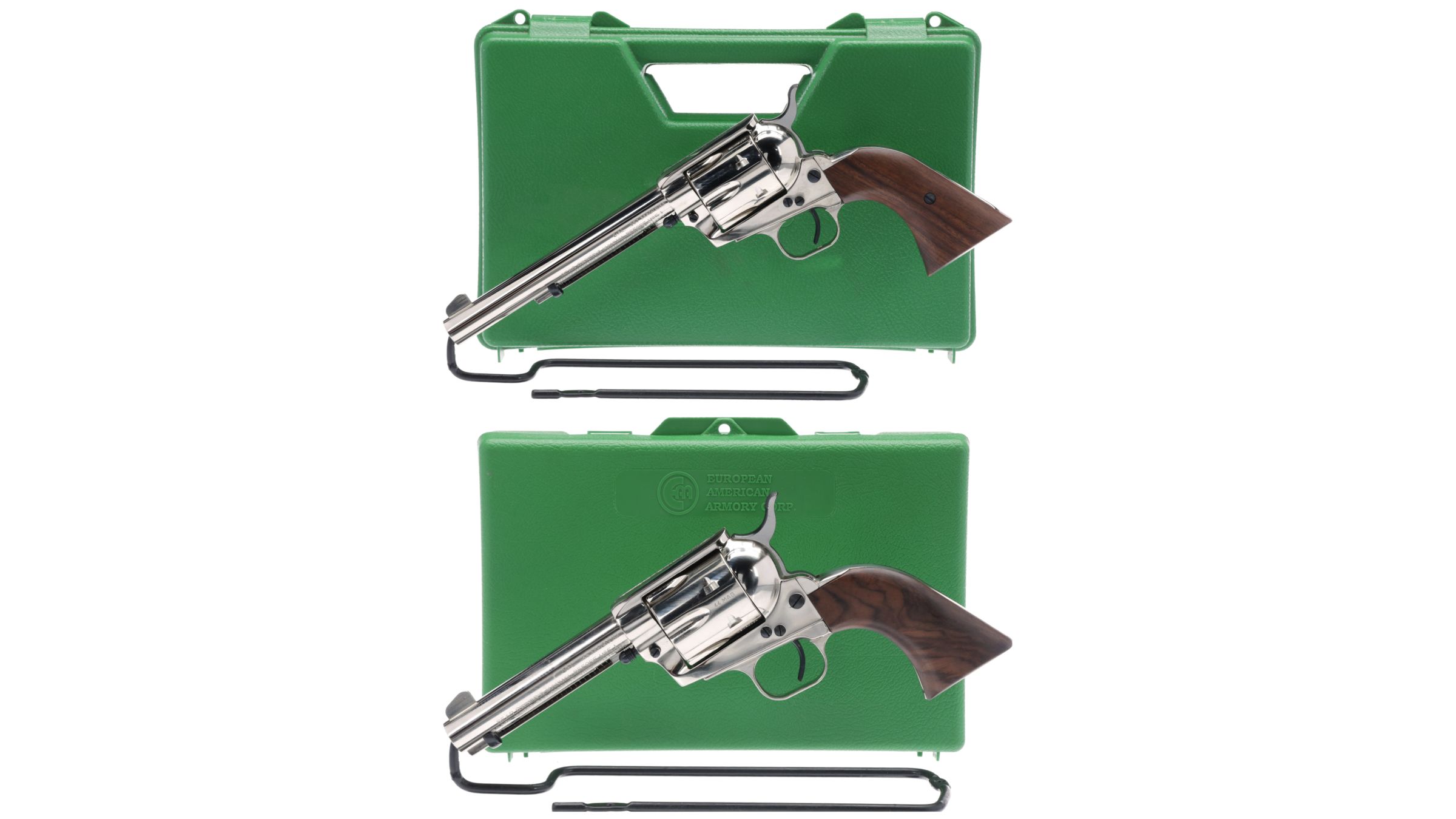 Two Weihrauch/EAA Bounty Hunter Revolvers with Cases | Rock Island Auction