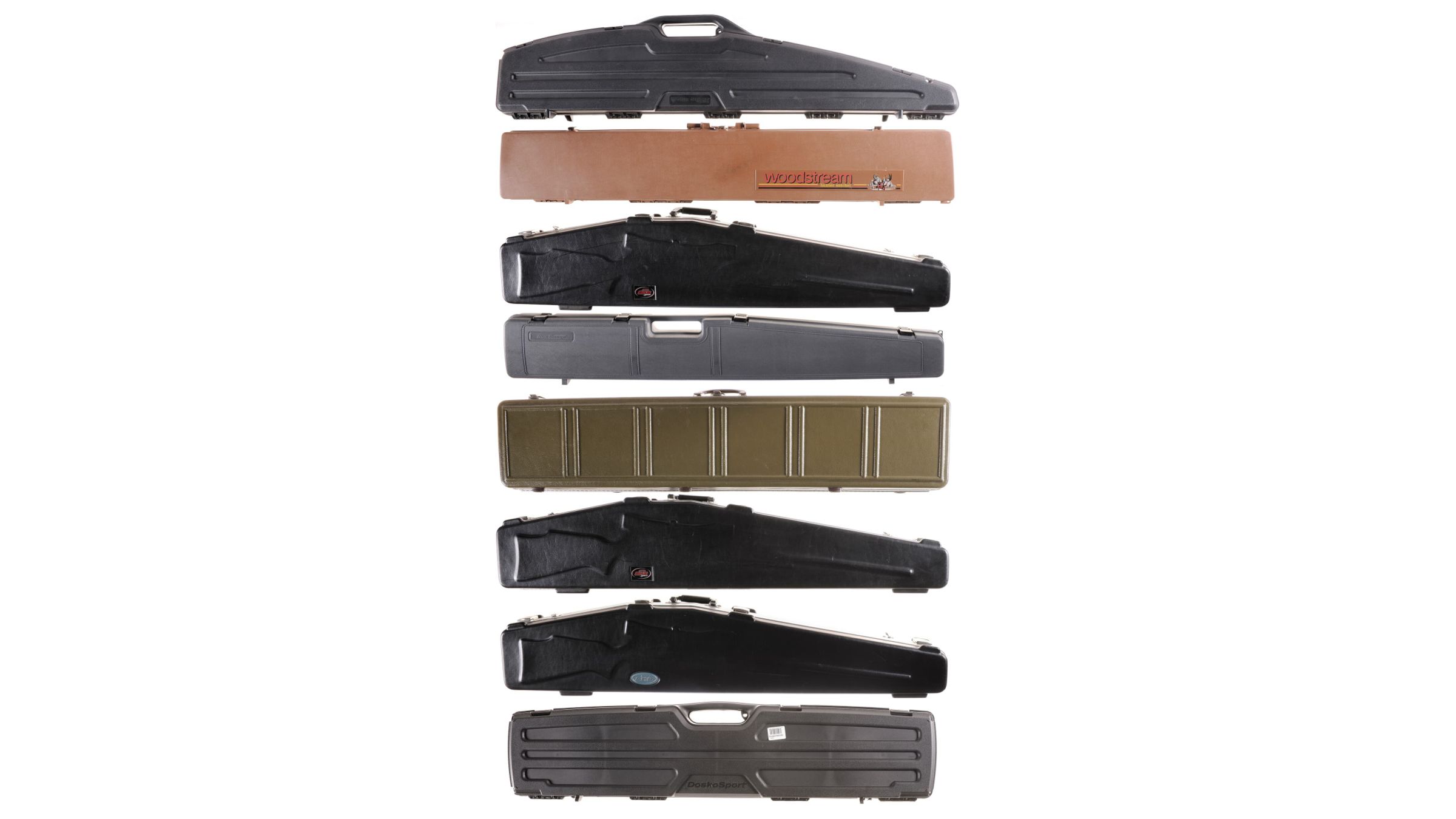 Group of Eight Long Gun Hard Cases | Rock Island Auction