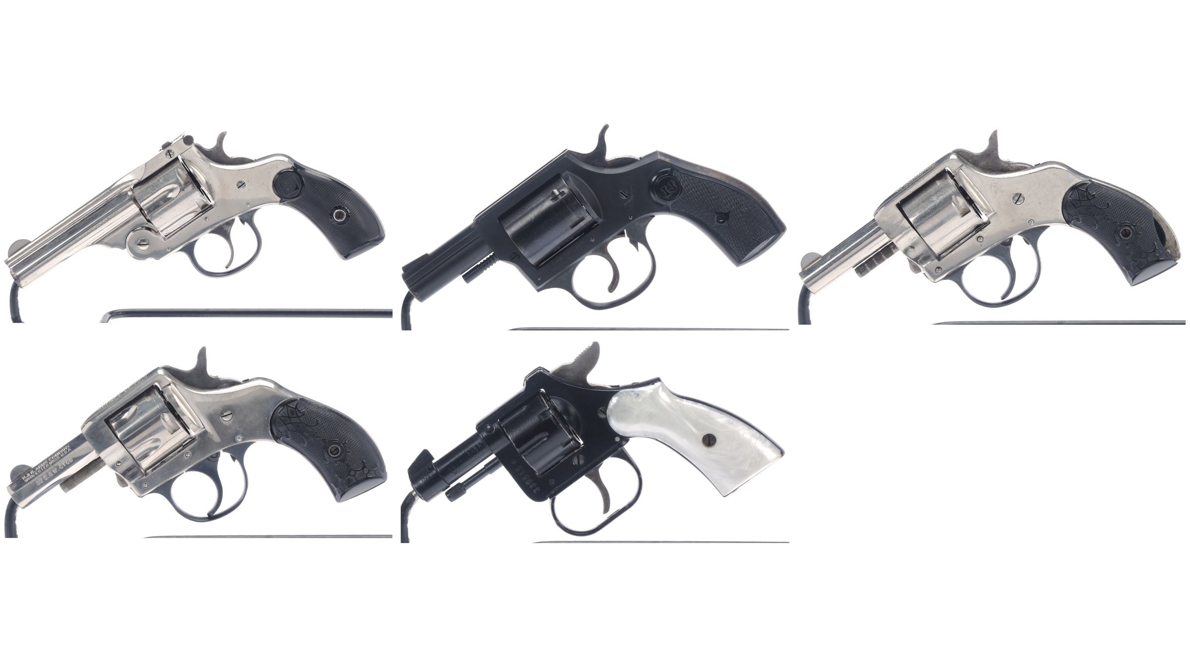 Five Double Action Revolvers | Rock Island Auction