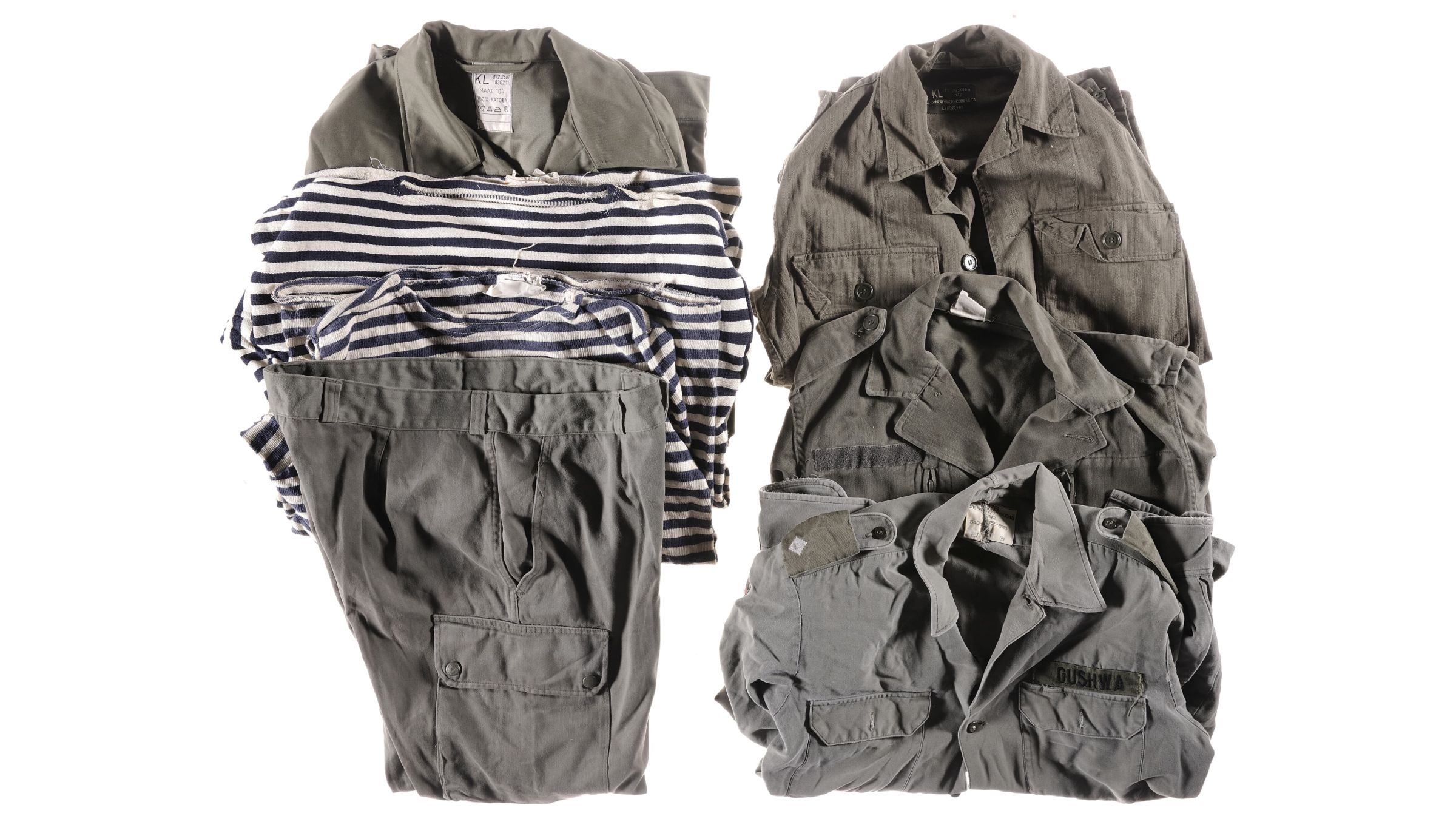 Group of Assorted European Military Uniform Pieces | Rock Island Auction