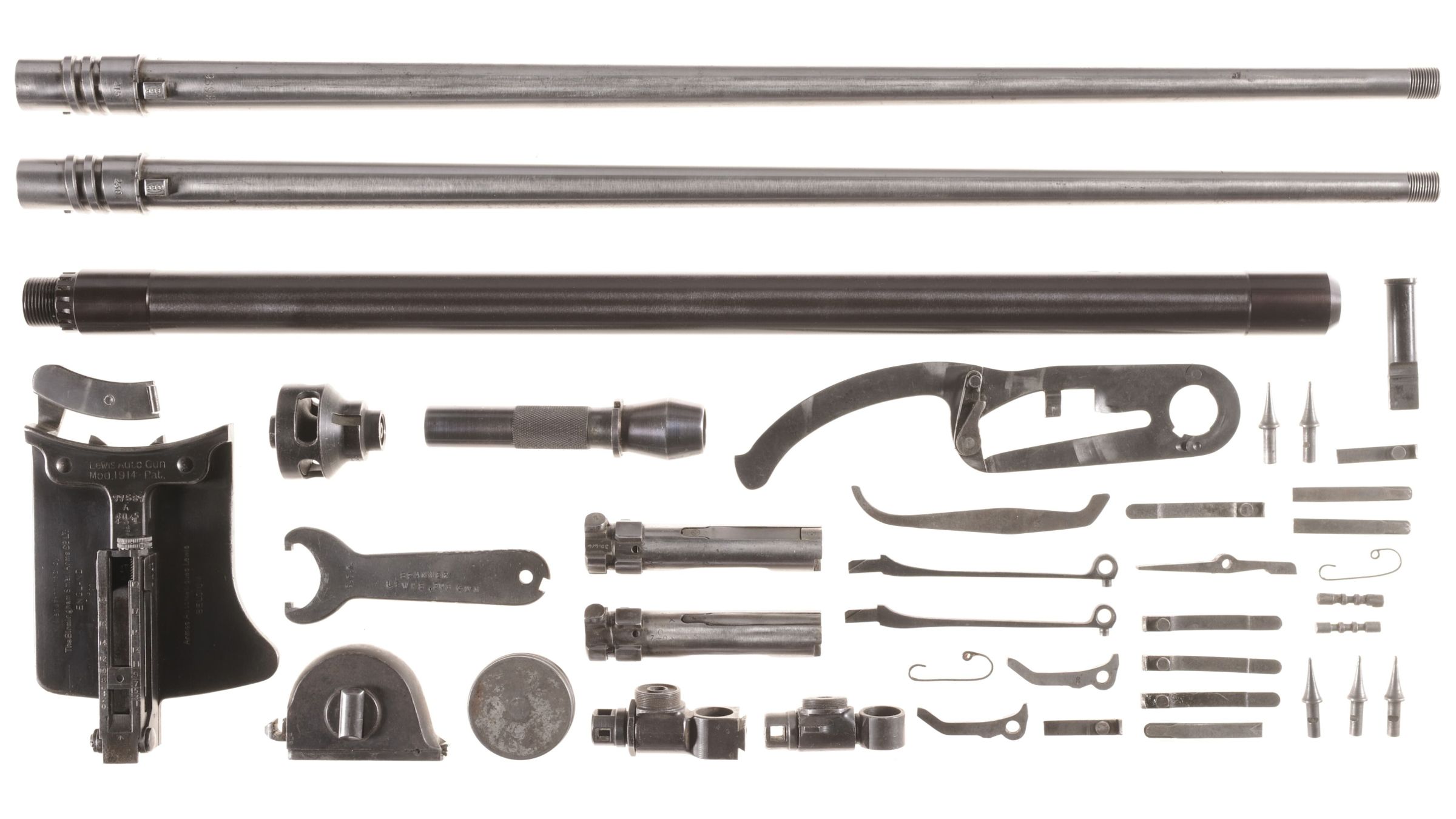 Group of Assorted Lewis Machine Gun Parts | Rock Island Auction