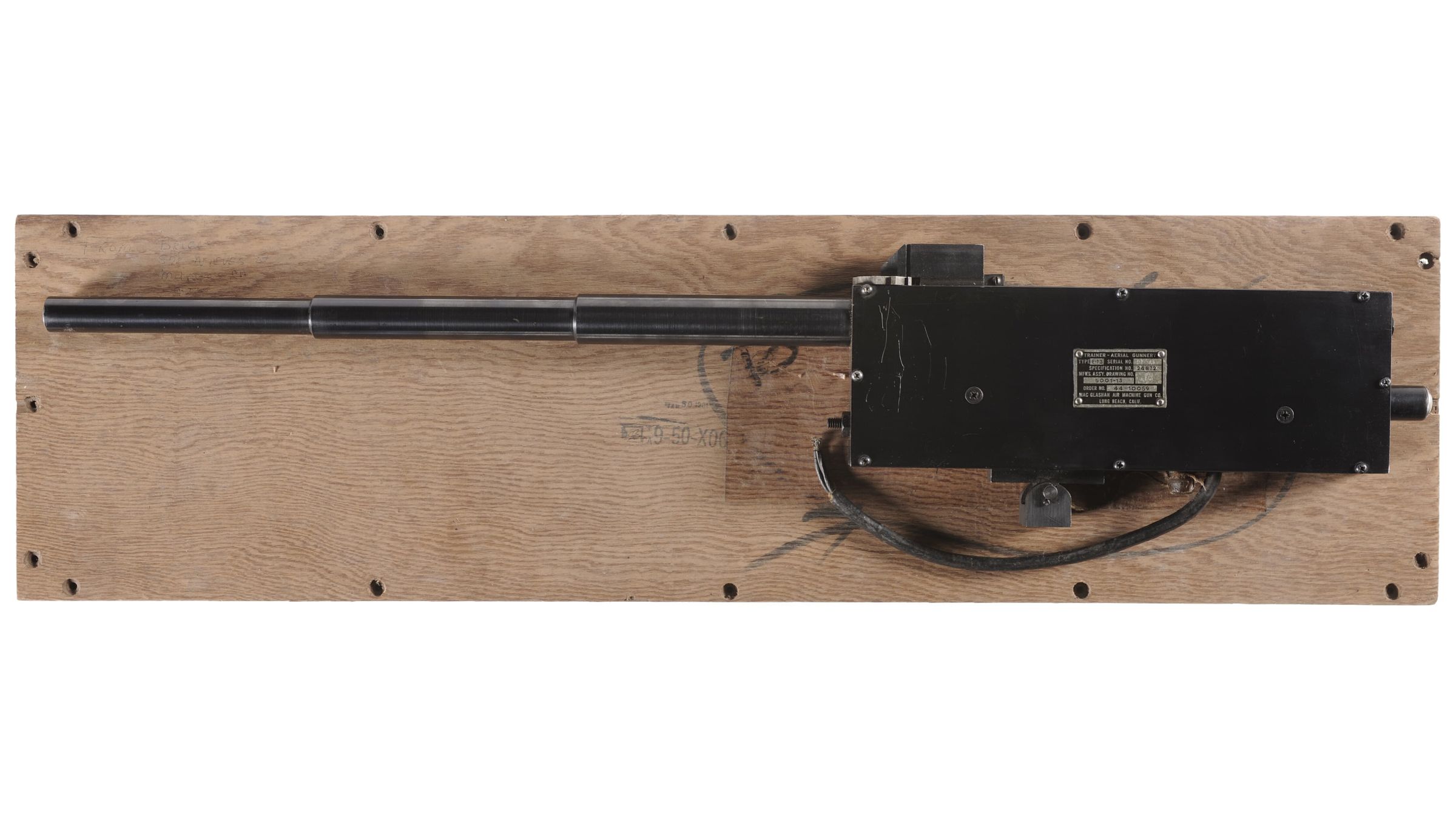 MacGlashan Air Machine Gun Co. E-13 Aerial Gunnery Trainer | Rock ...