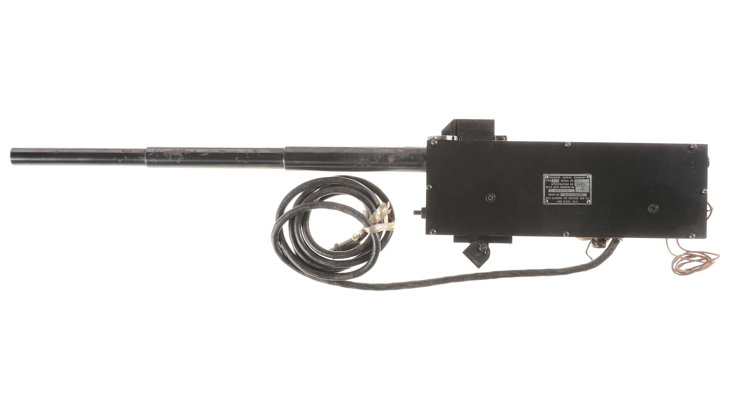 MacGlashan Air Machine Gun Co. E-13 Aerial Gunnery Trainer | Rock ...