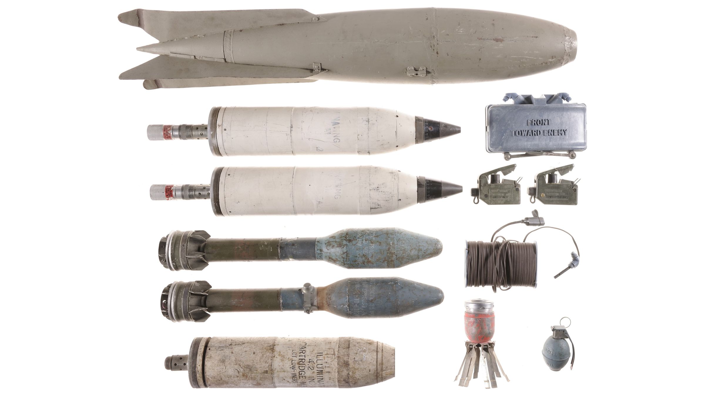 Group of Inert and Practice Explosive Devices | Rock Island Auction