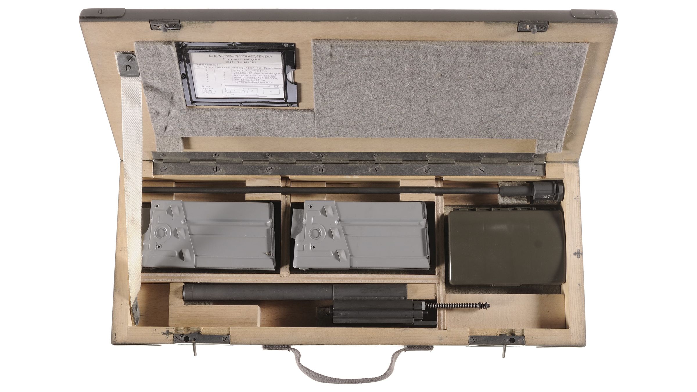 Cased Heckler & Koch HK91/G3 .22 LR Conversion Kit | Rock Island Auction