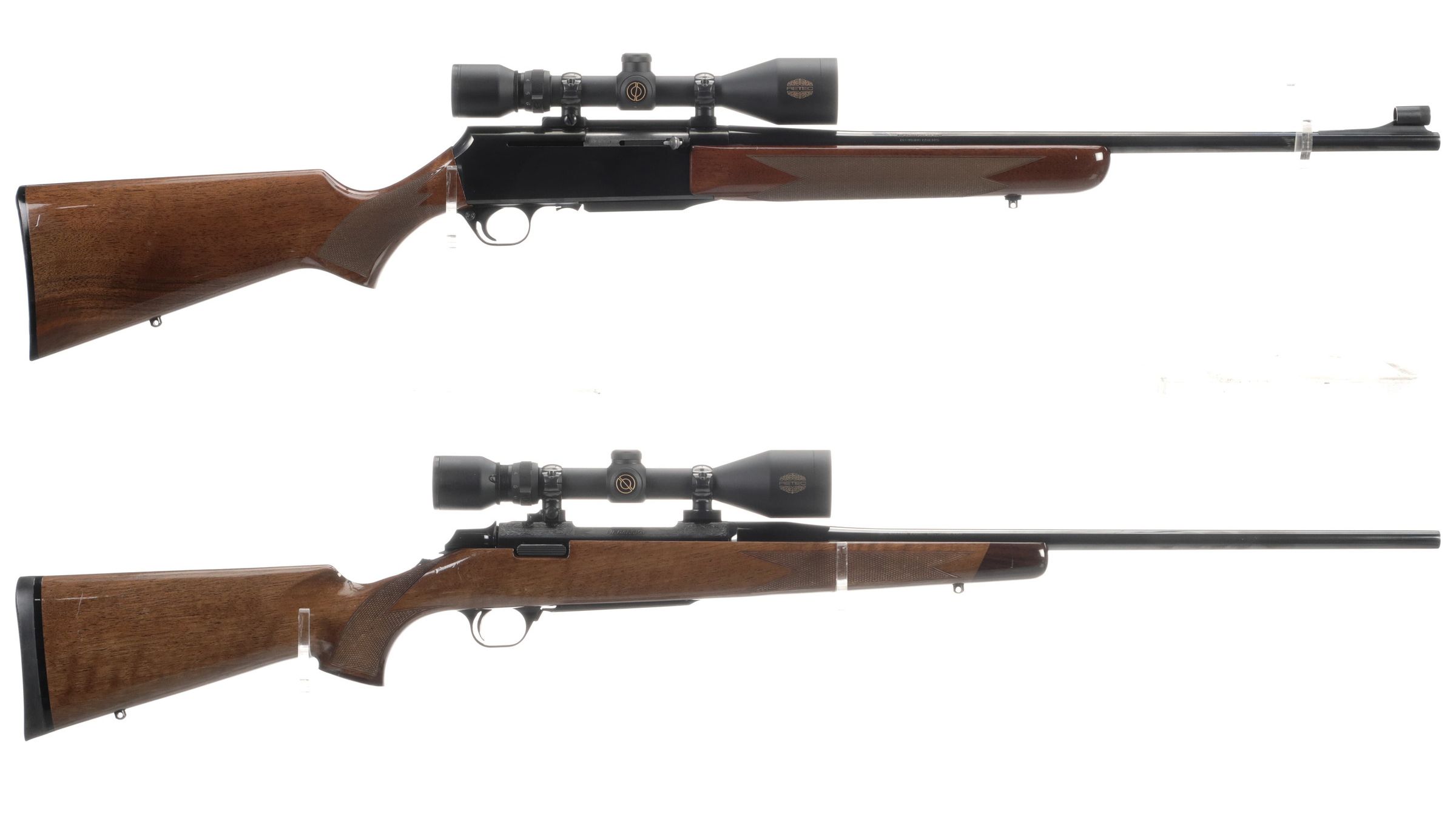 Two Browning Rifles with Scopes | Rock Island Auction
