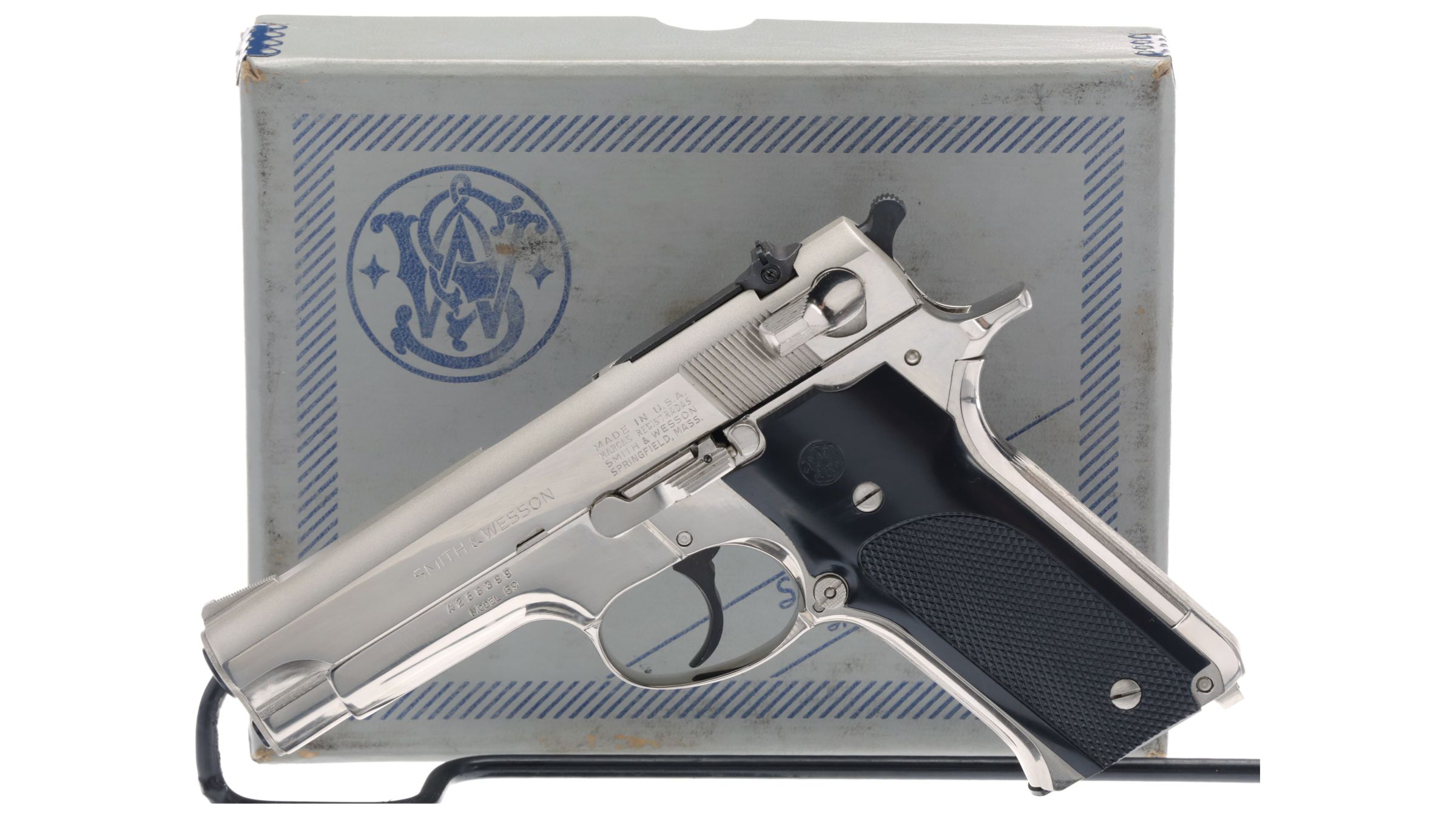 Smith & Wesson Model 59 Semi-Automatic Pistol with Box | Rock Island ...