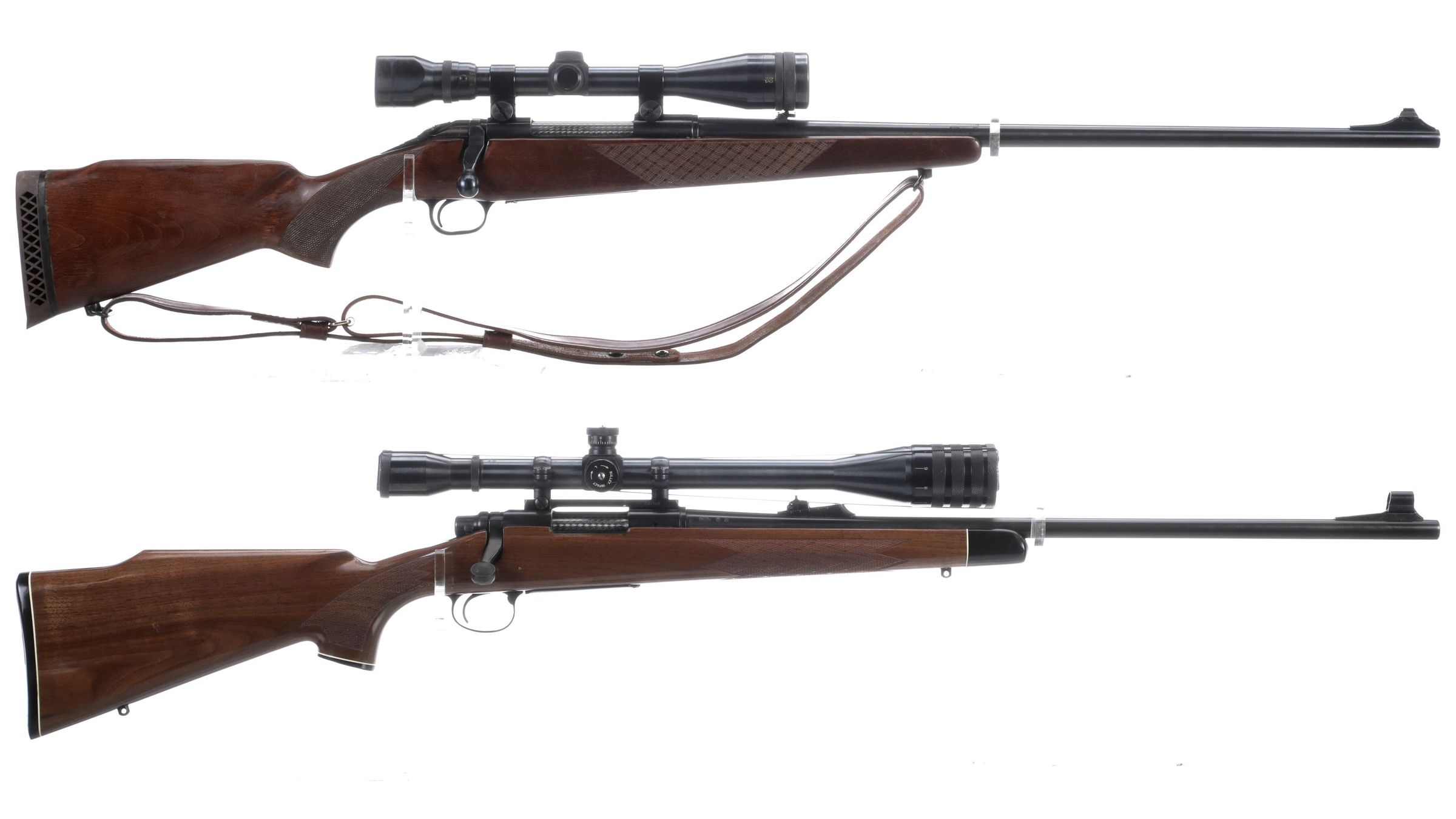 Two Bolt Action Rifles with Weaver Scopes | Rock Island Auction