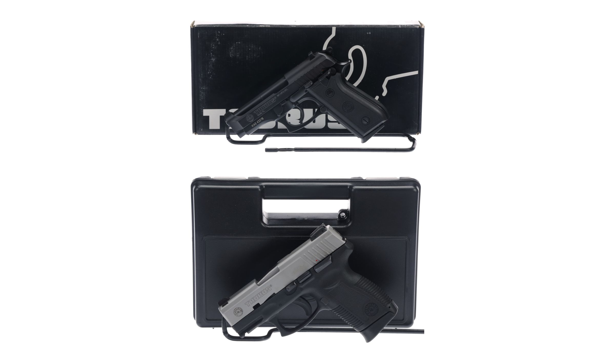 Two Taurus Semi-Automatic Pistols | Rock Island Auction