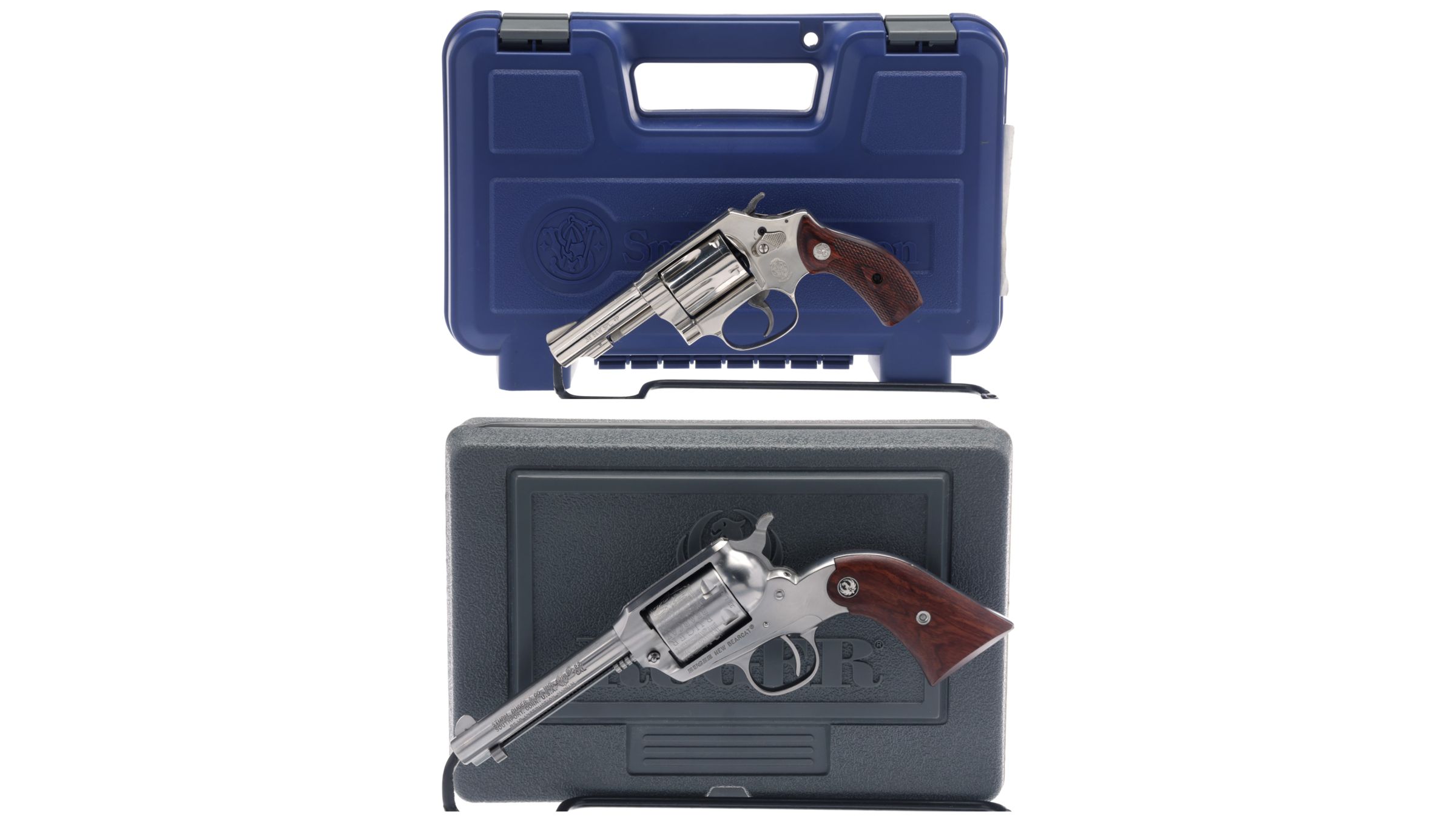 Two Revolvers with Cases | Rock Island Auction