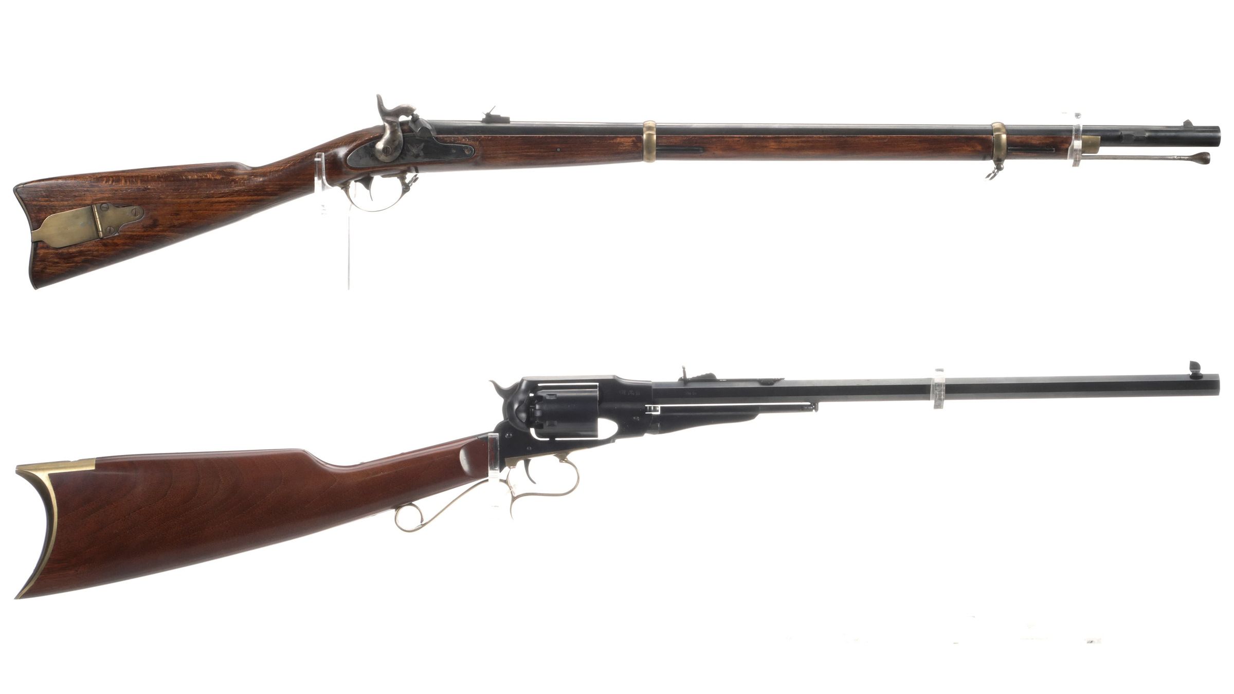 Two Italian Contemporary Percussion Rifles | Rock Island Auction