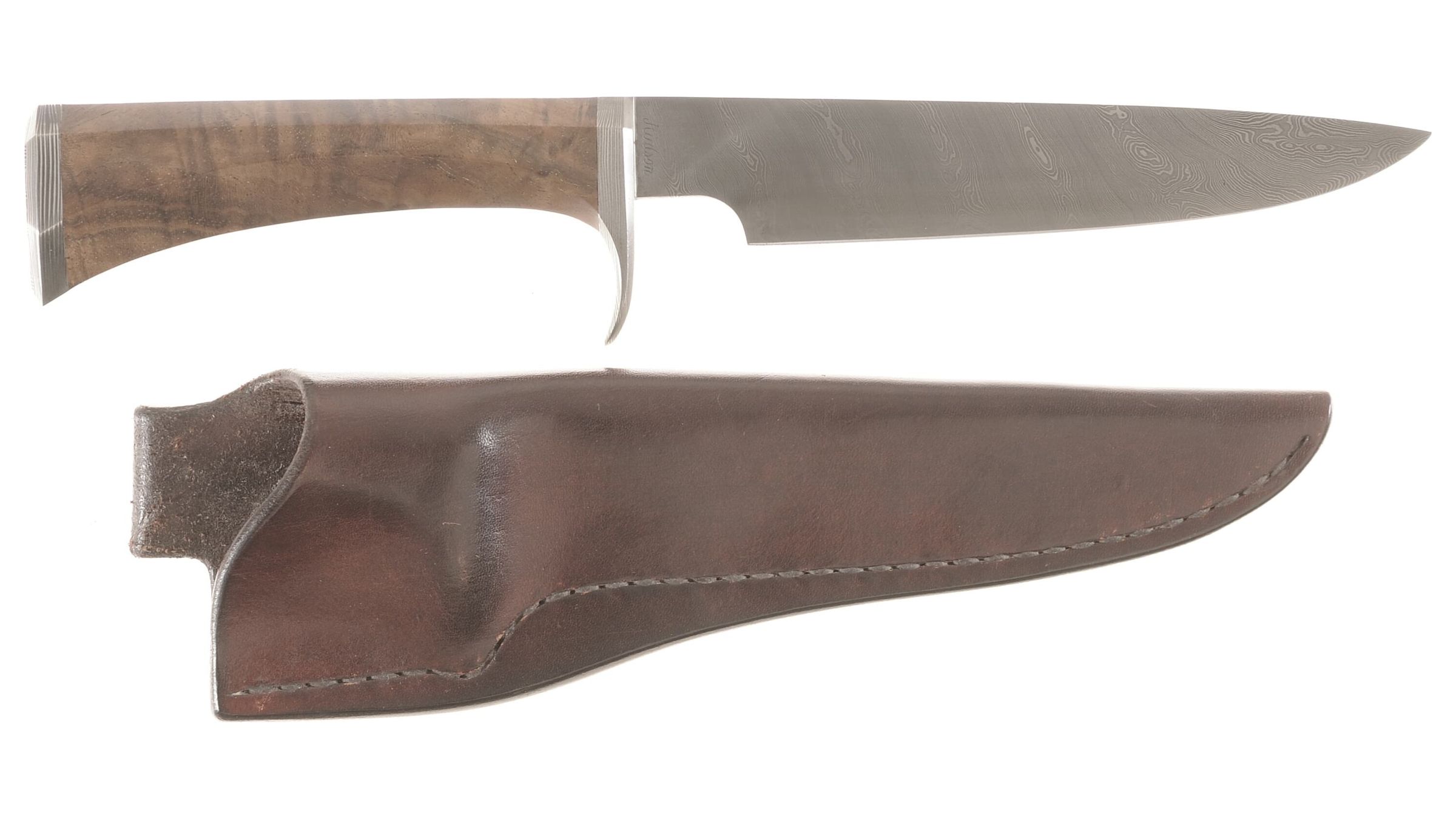 Rob Hudson Knife with Sheath | Rock Island Auction