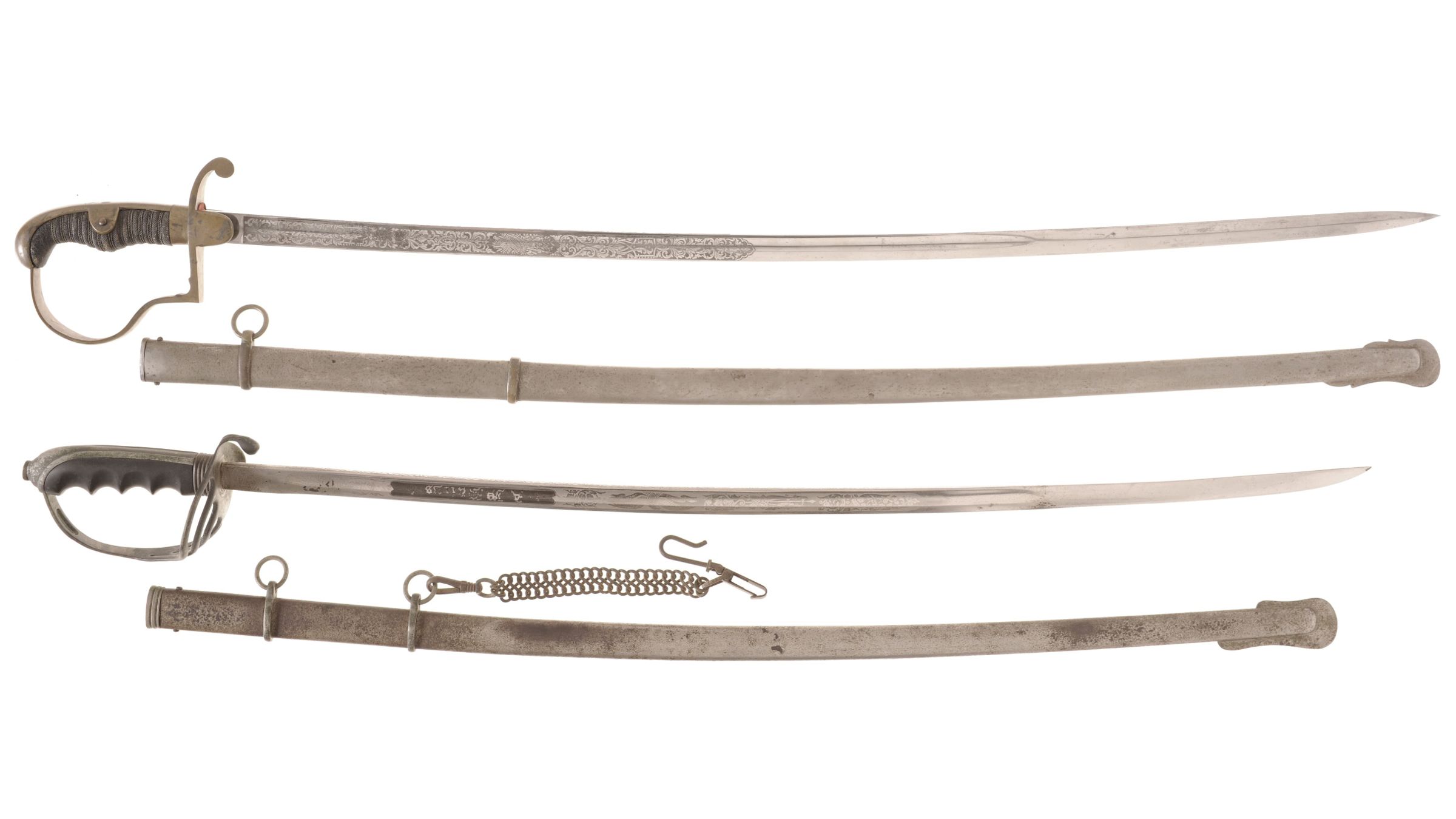 Two Swords with Scabbards | Rock Island Auction